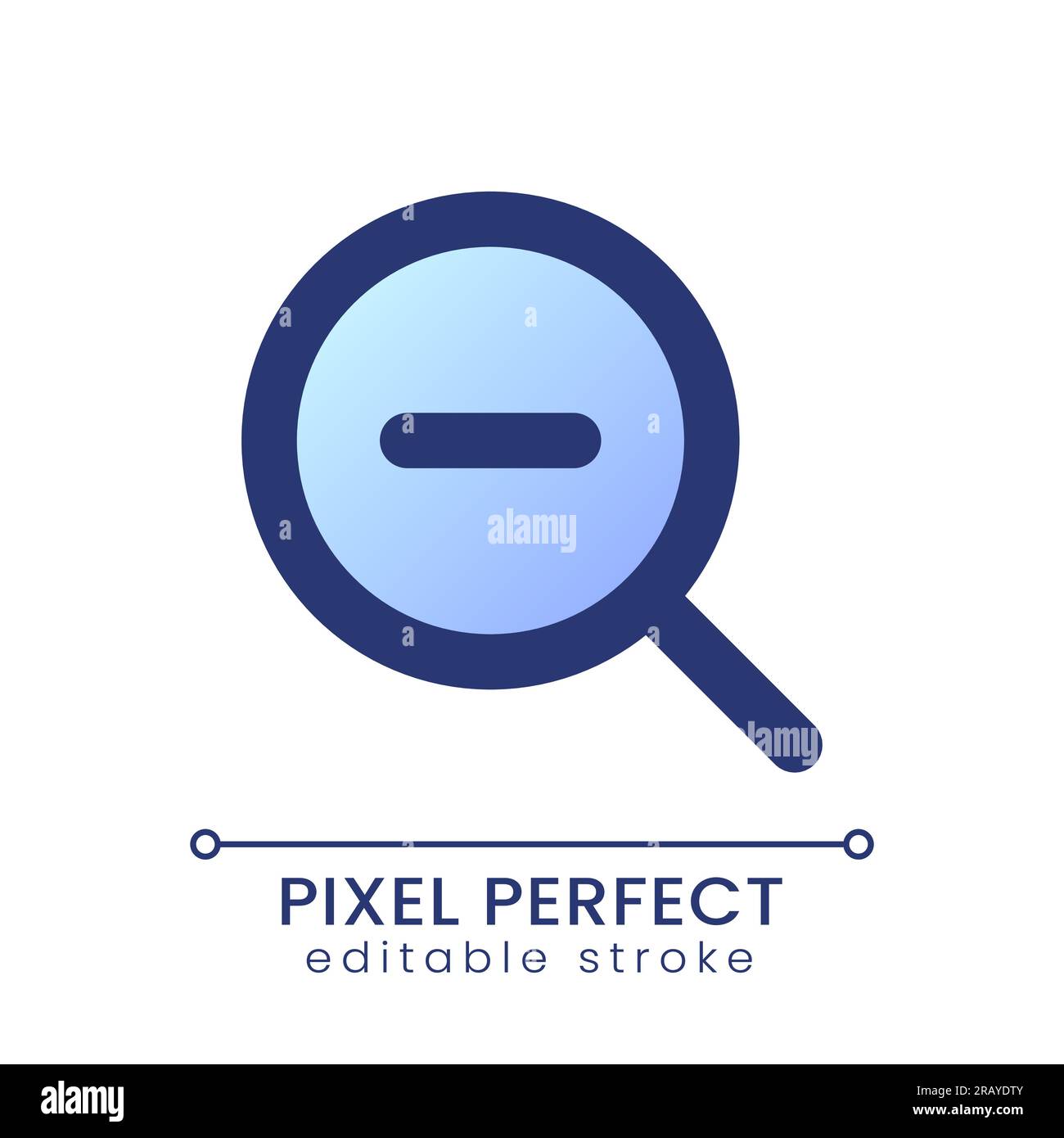 Zoom out transition pixel perfect gradient fill ui icon Stock Vector Image & Art - Alamy