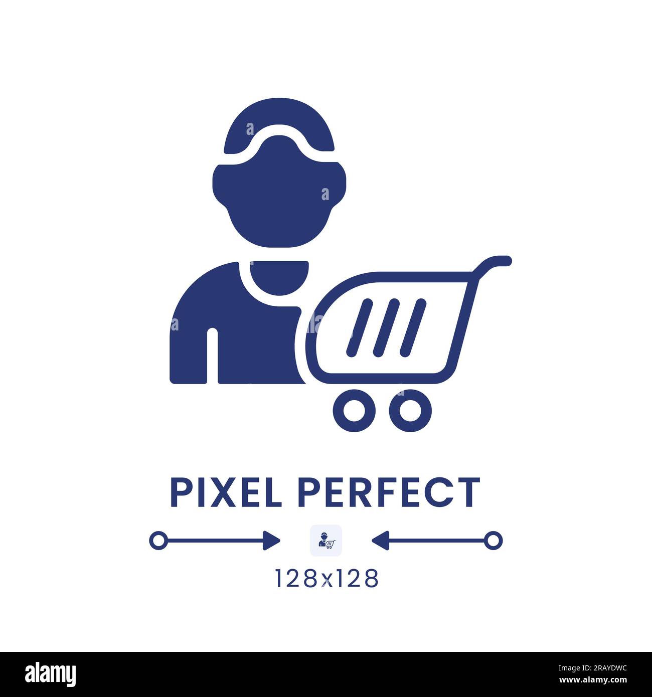 Consumer behavior black solid desktop icon Stock Vector Image & Art - Alamy