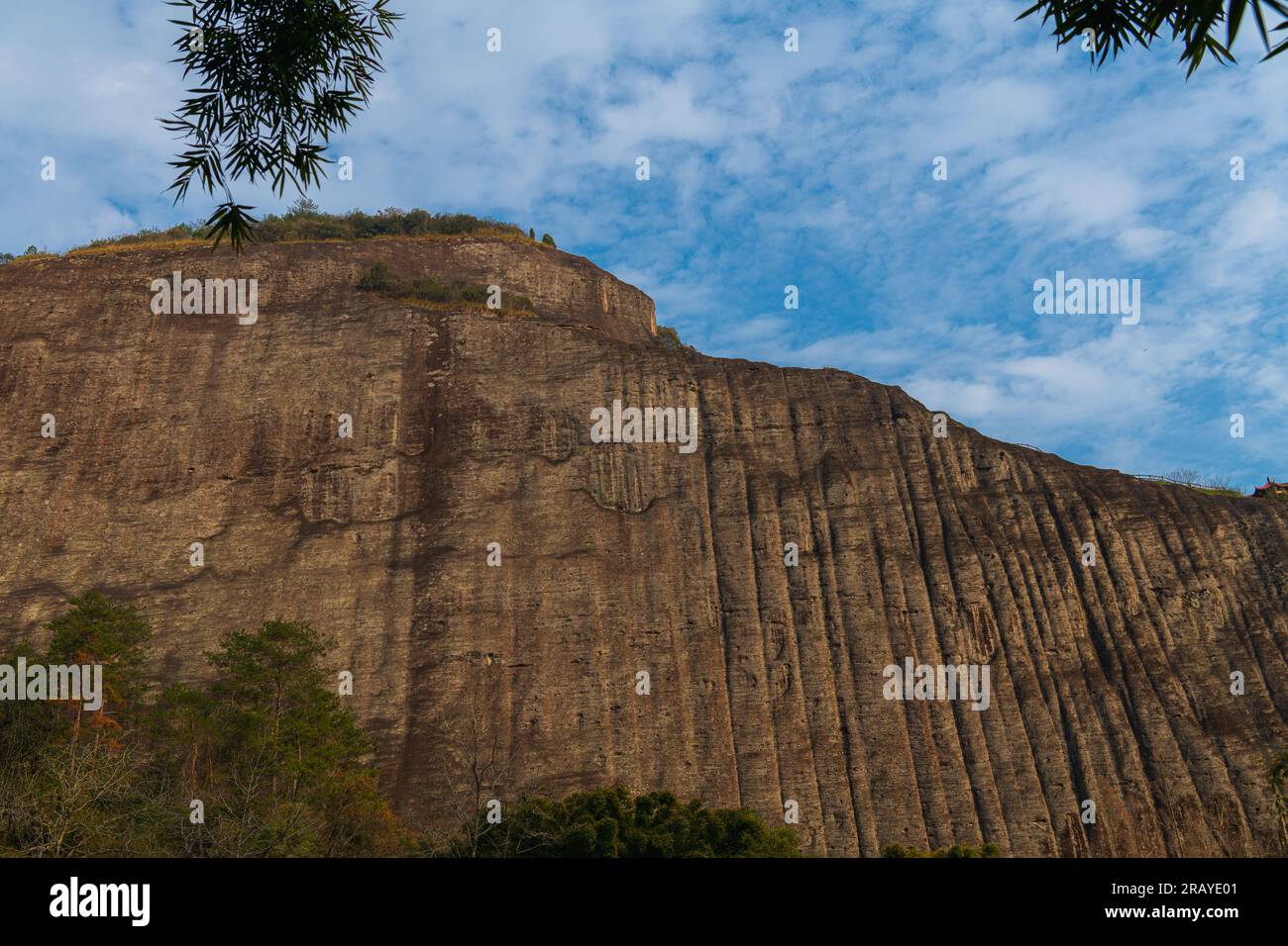 Fujian Wuyishan Tian Youfeng overlooks Jiuqu Xi also known as the nine ...