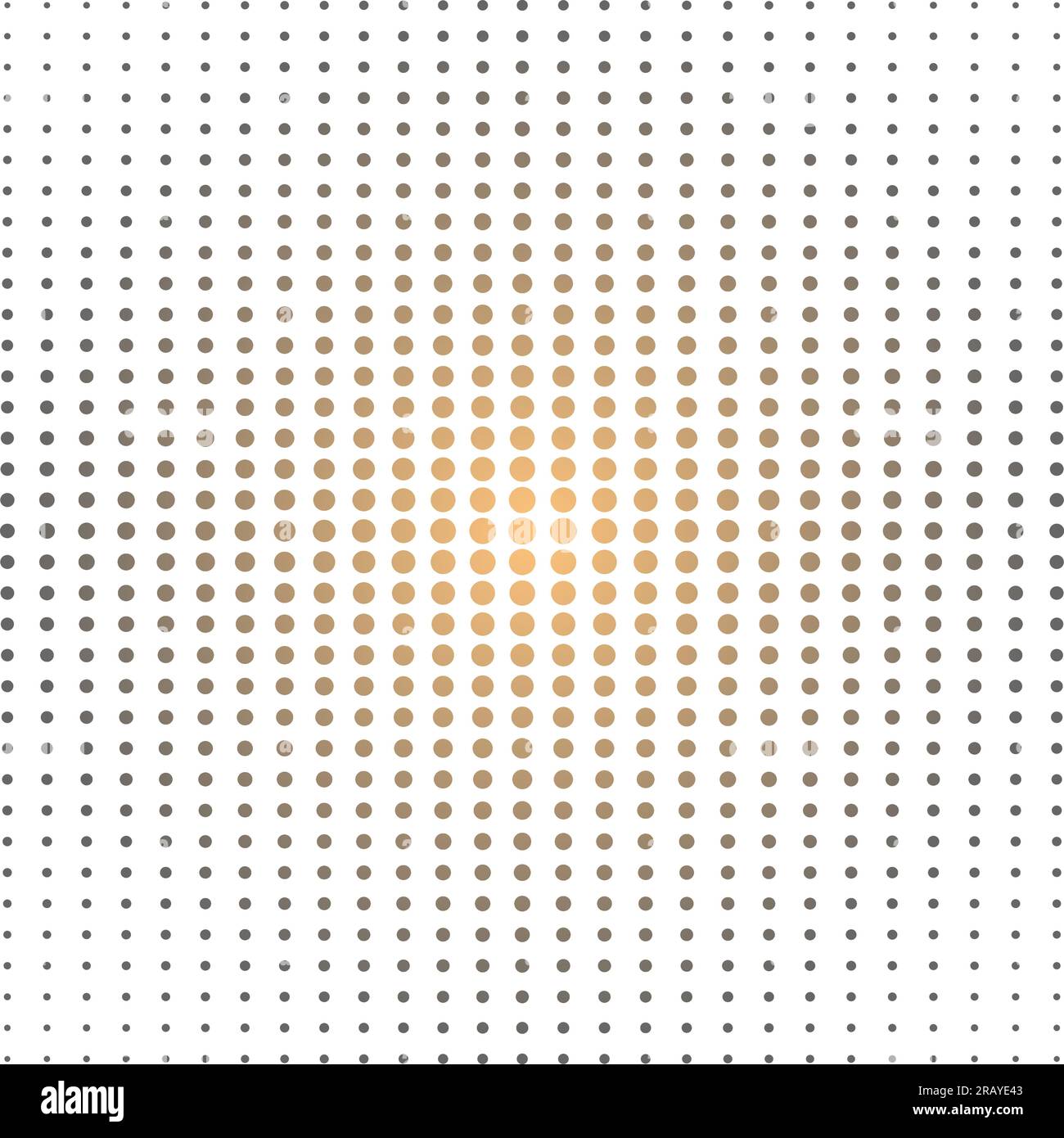 Pattern, background with gray dots and golden glow. Vector background ...