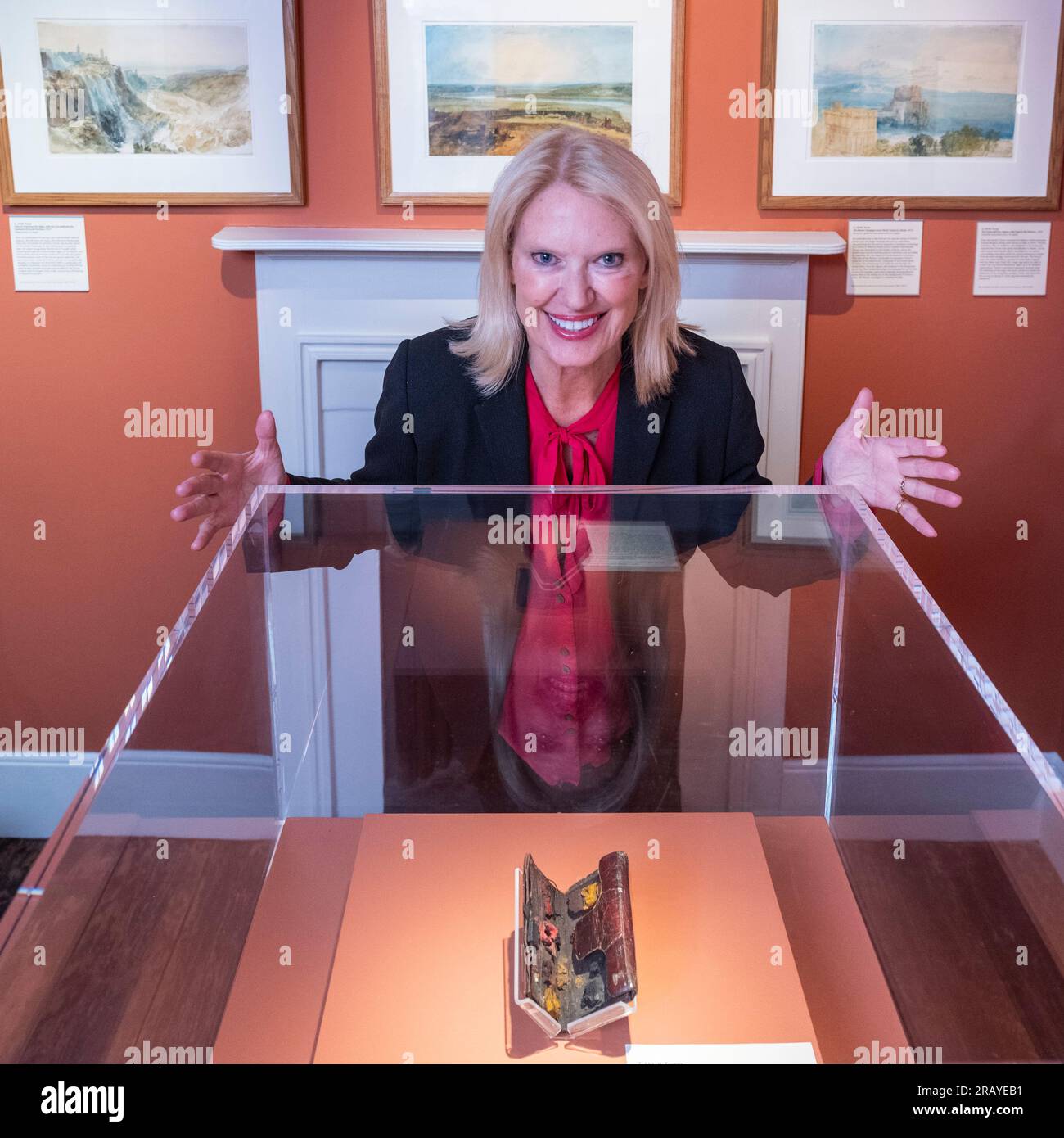 London, UK. 6 July 2023. Anneka Rice, TV presenter and artist, with ...