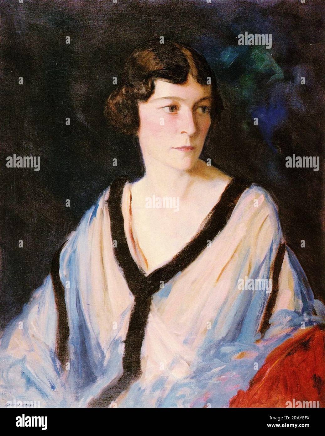 Portrait of Mrs. Edward H. (Catherine) Bennett by Robert Henri Stock ...