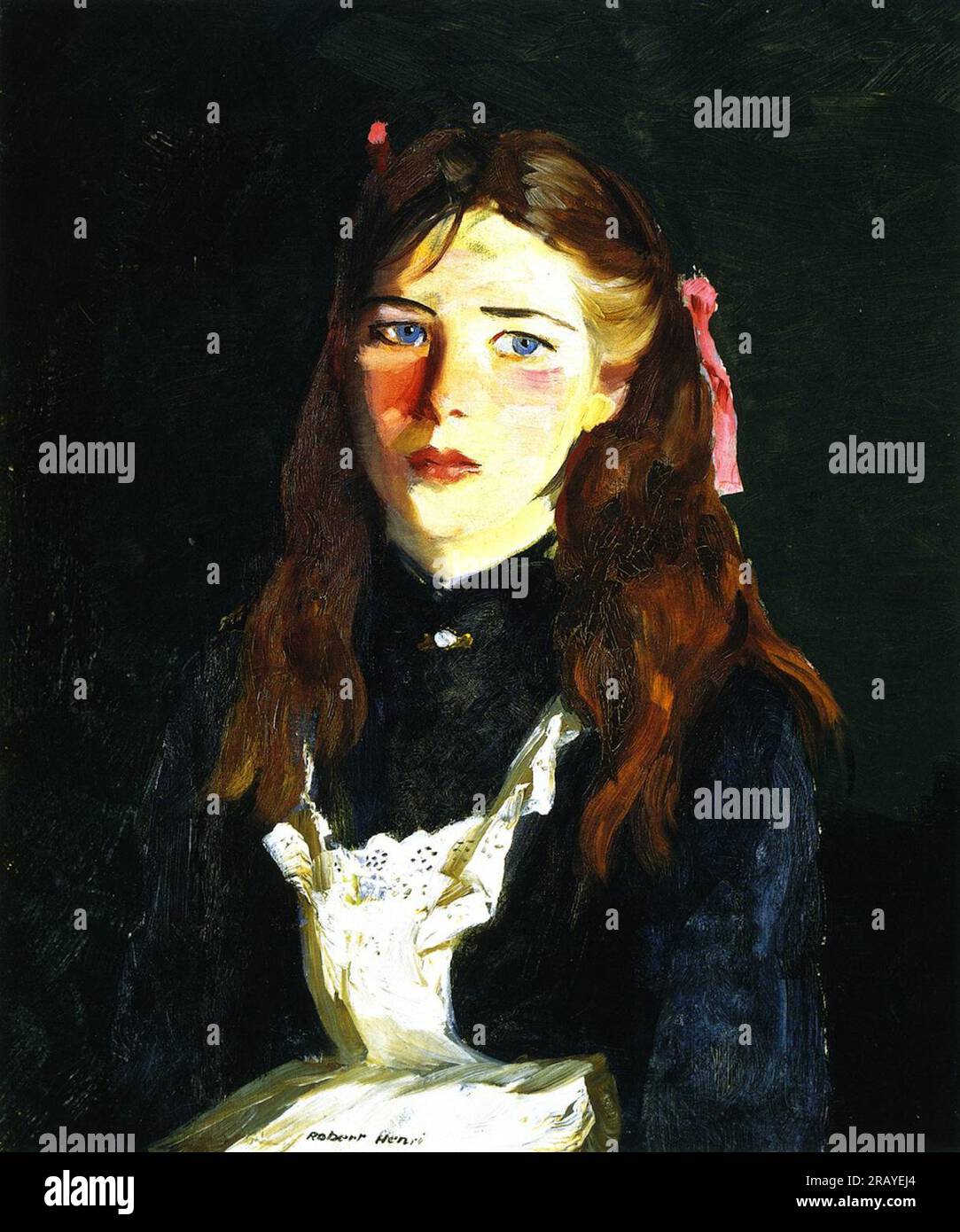 Irish Lass 1913 by Robert Henri Stock Photo - Alamy