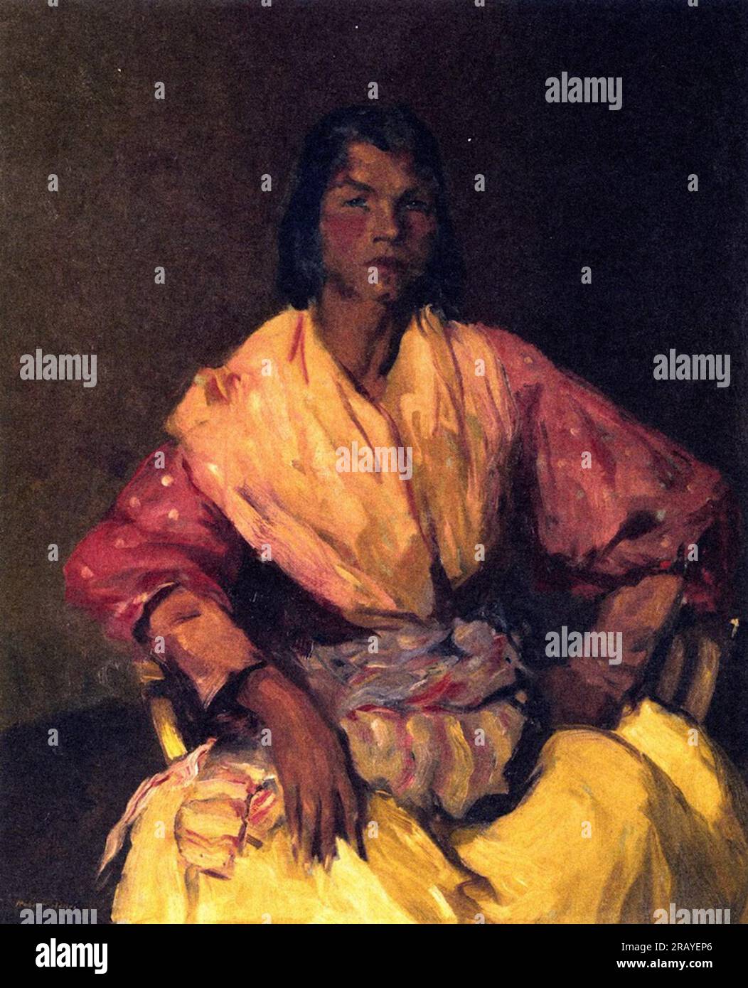The Spanish Gypsy 1912 by Robert Henri Stock Photo - Alamy