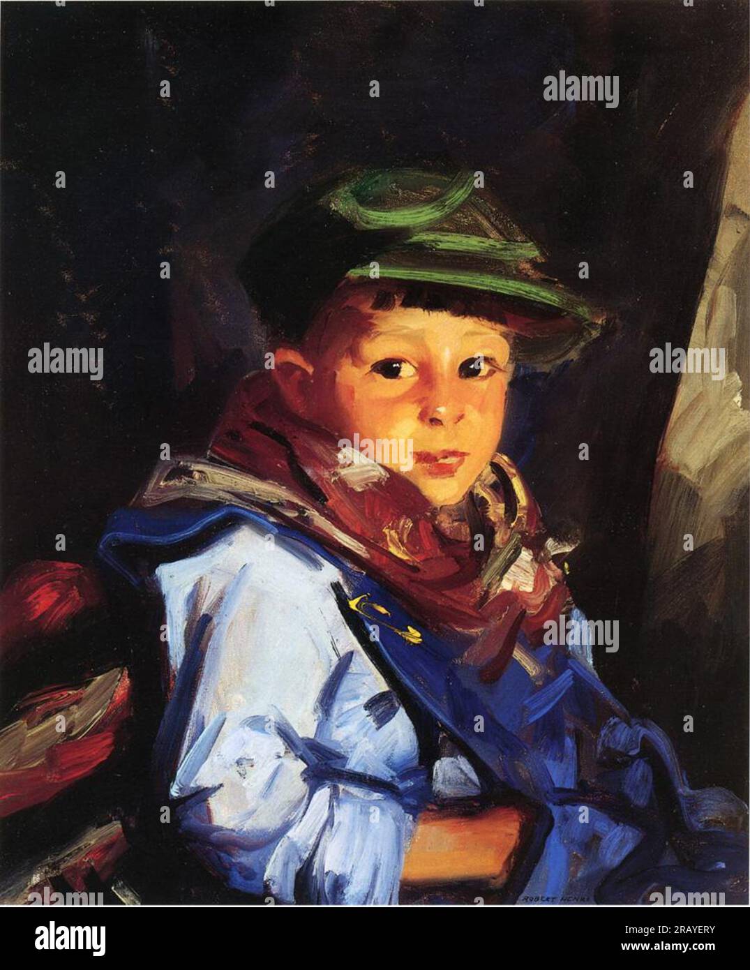 Boy with a Green Cap (also known as Chico) 1922 by Robert Henri Stock ...
