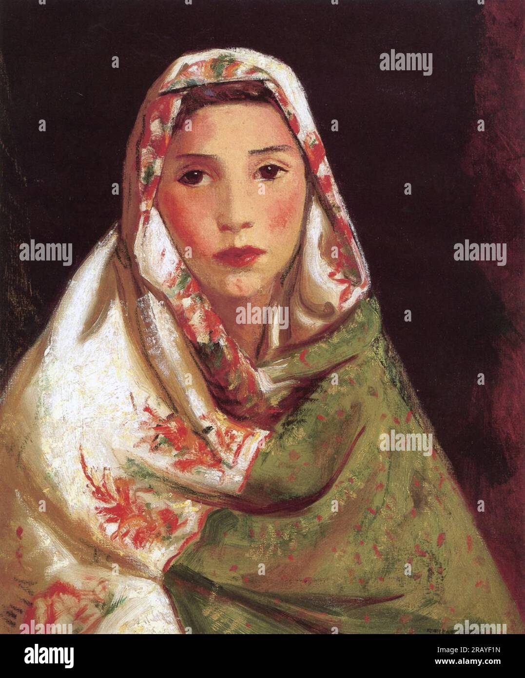Mexican Girl, Maria 1916 by Robert Henri Stock Photo - Alamy
