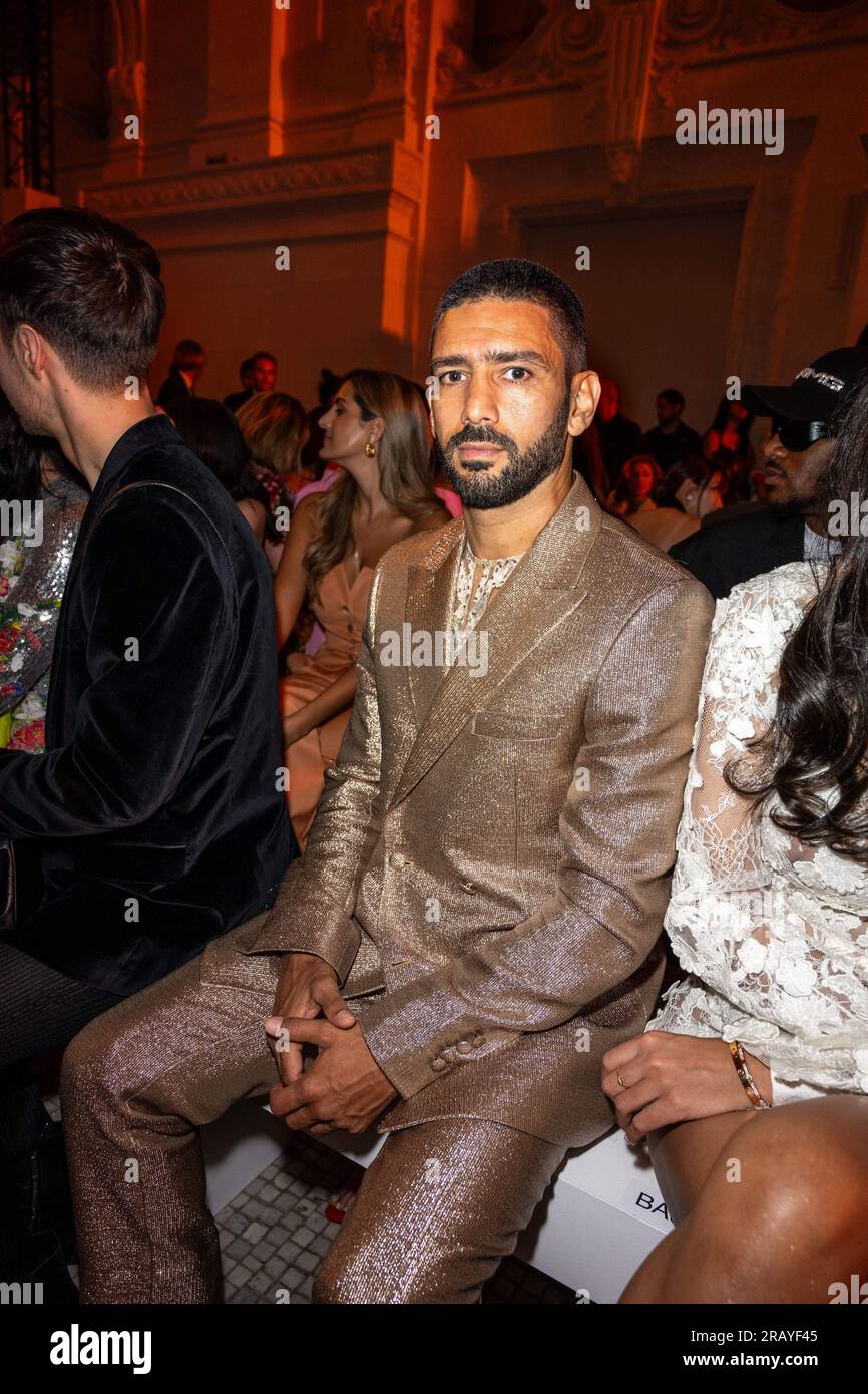 French actor Salim Kechiouche attends Elie Saab Haute couture Fall ...