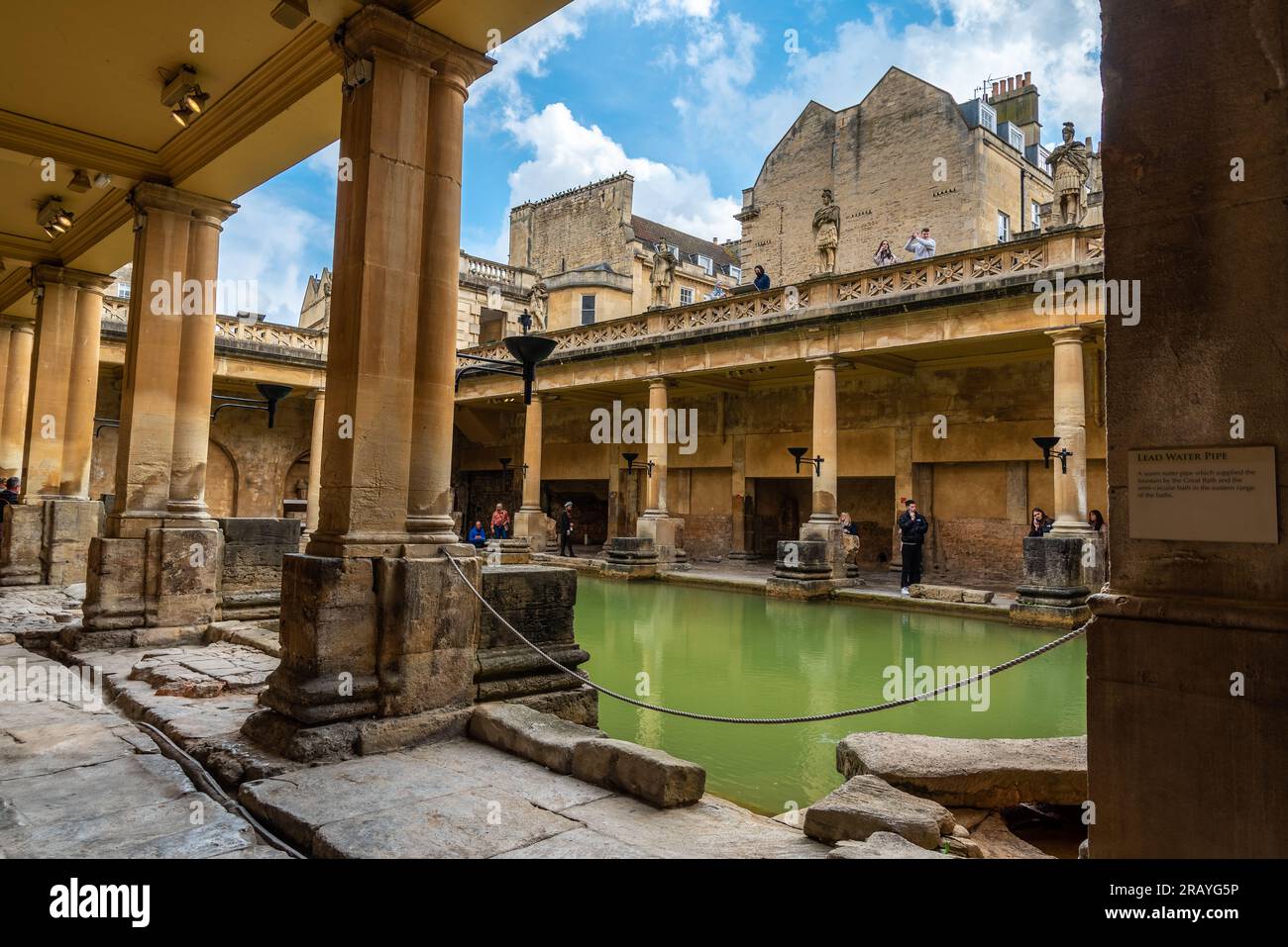 The Roman Baths, Bath Stock Photo - Alamy