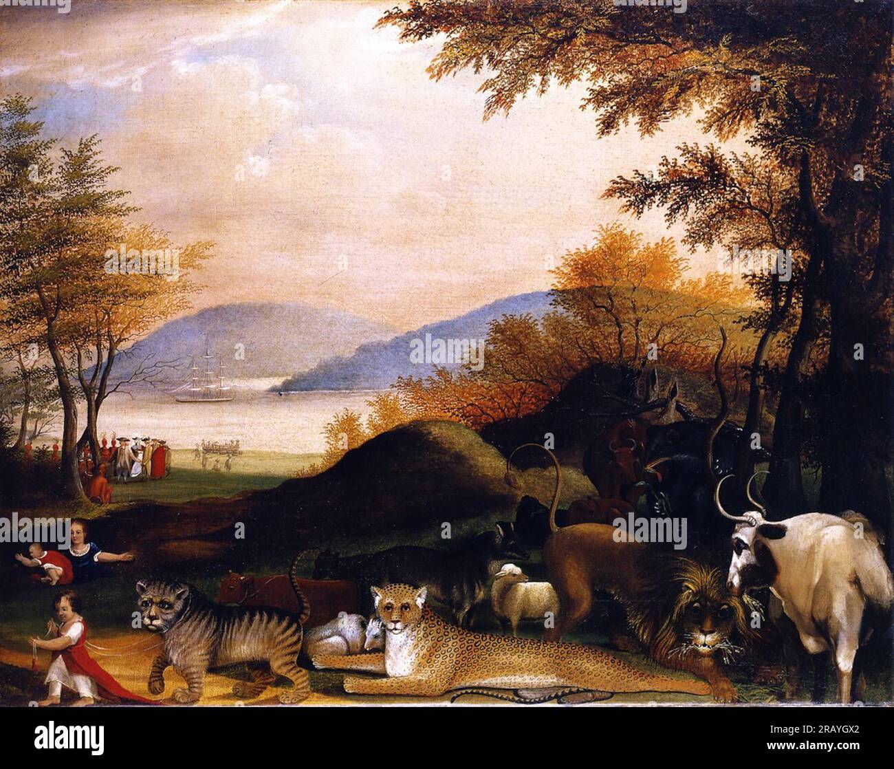 Edward hicks peaceable kingdom hi-res stock photography and images - Alamy