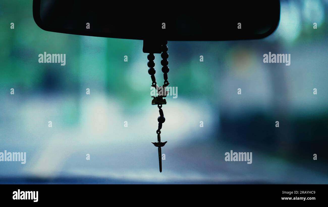 Cross rearview mirror hi-res stock photography and images - Alamy