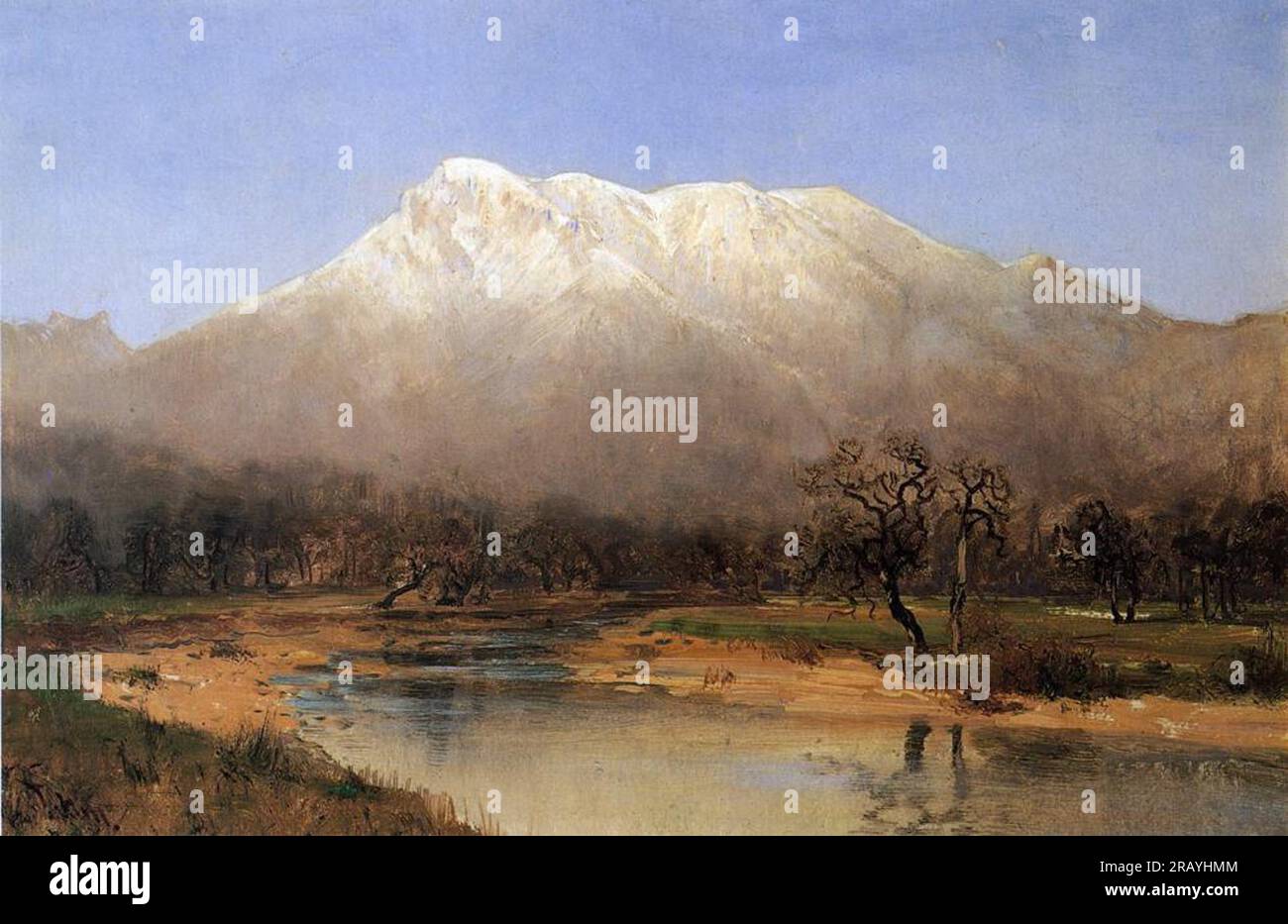 Mount St. Helena, Napa Valley by Thomas Hill Stock Photo - Alamy