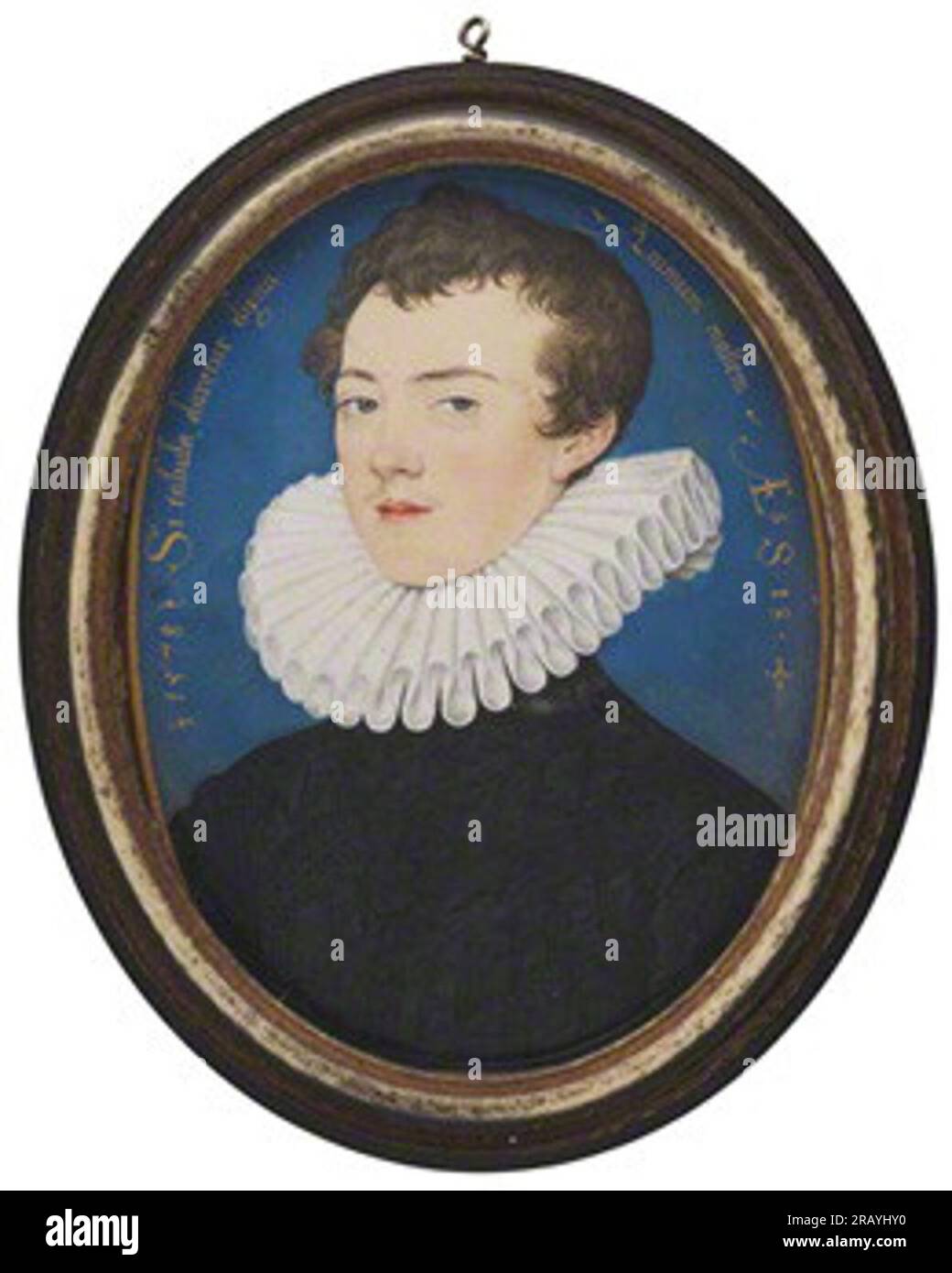 Francis Bacon, Viscount St Alban 1578 by Nicholas Hilliard Stock Photo ...