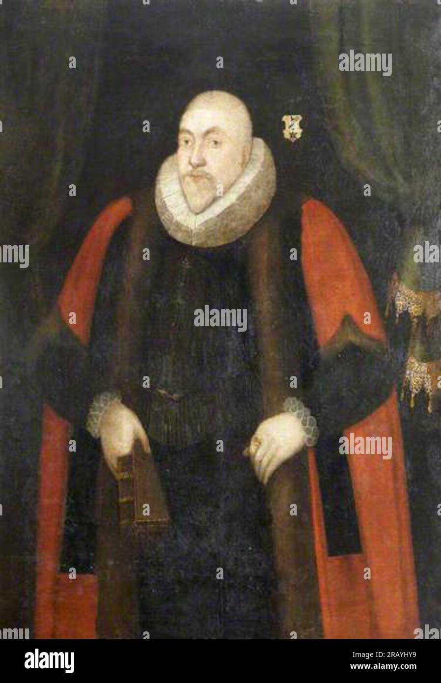 Christopher Wise, Mayor of Totnes by Nicholas Hilliard Stock Photo - Alamy