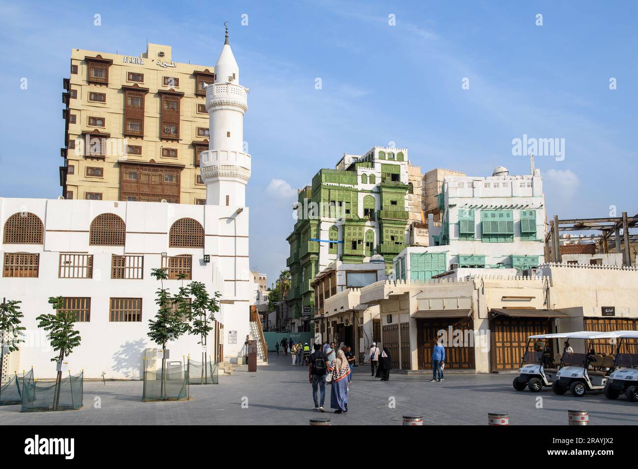 Jeddah, Saudi Arabia - December 21, 2022: Street life in the Old City ...