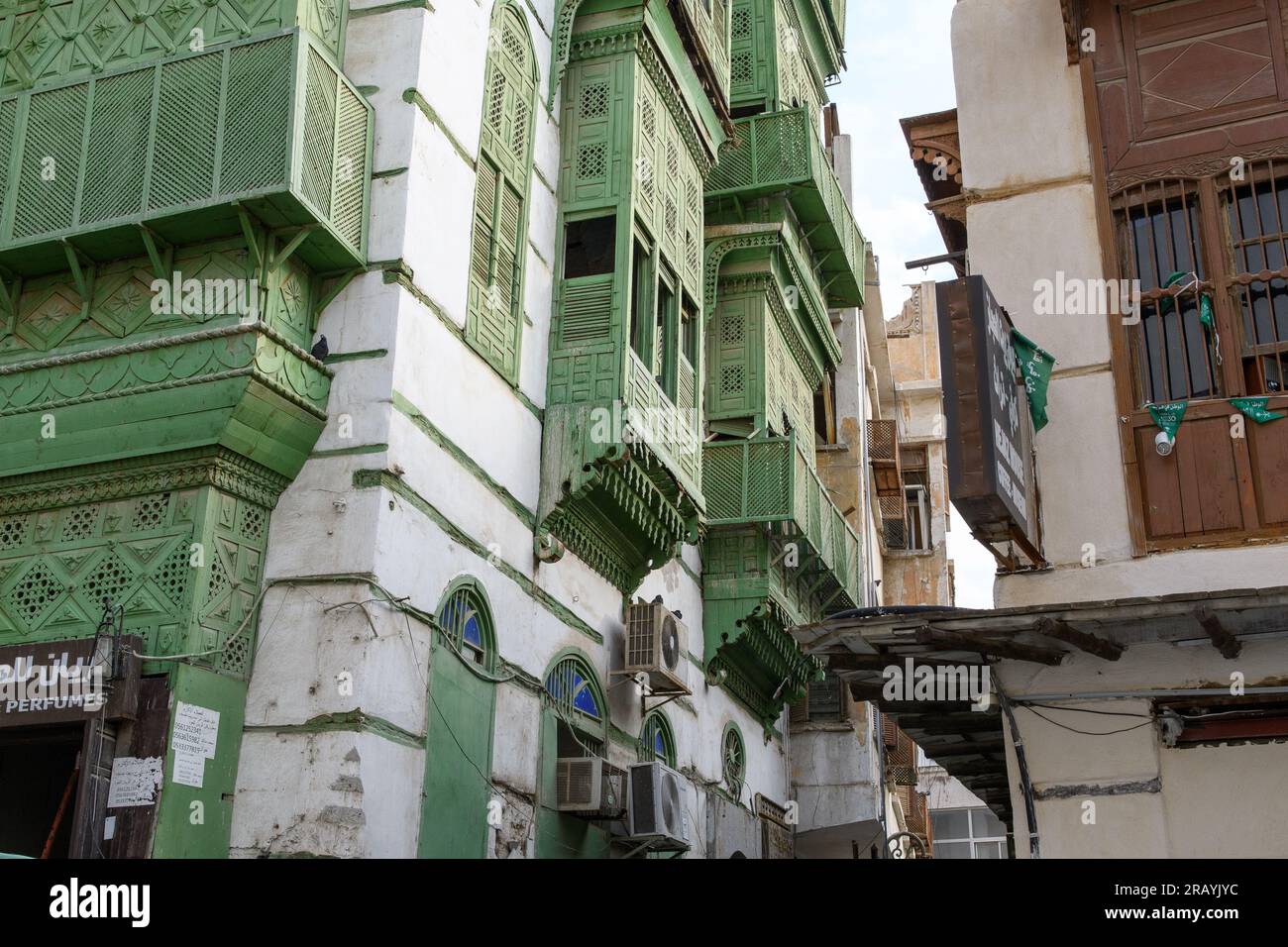 Jeddah, Saudi Arabia - December 21, 2022: Traditional house decoration ...