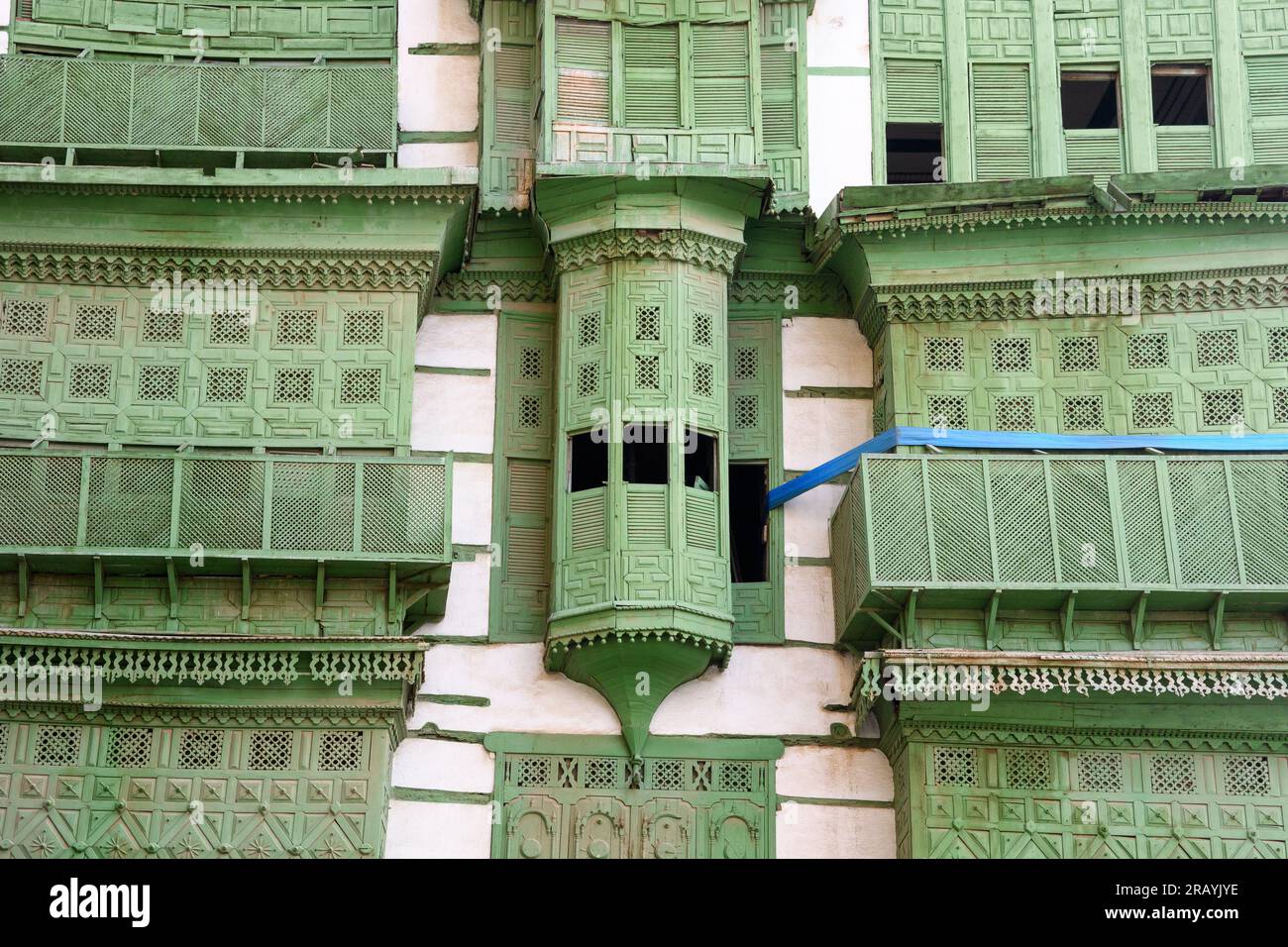 Jeddah, Saudi Arabia - December 21, 2022: Traditional house decoration ...