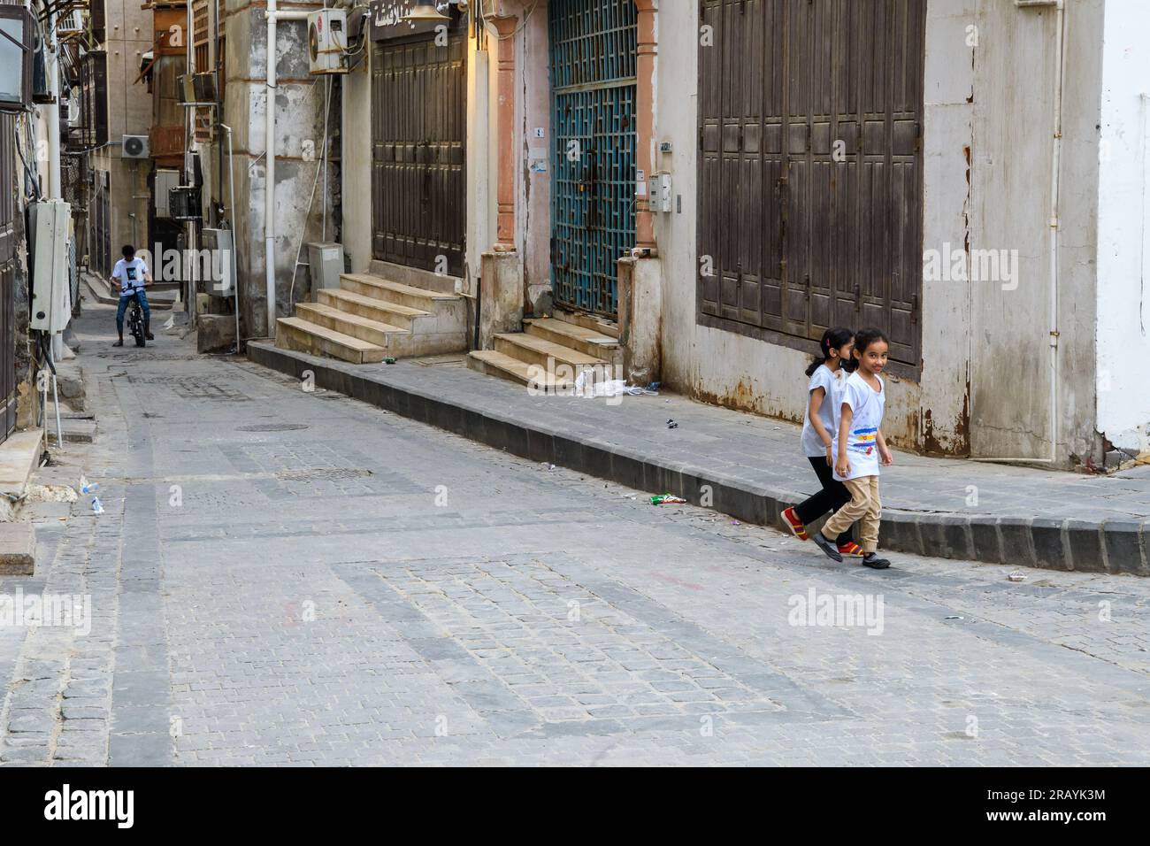Jeddah, Saudi Arabia - December 21, 2022: Street life in the Old City ...