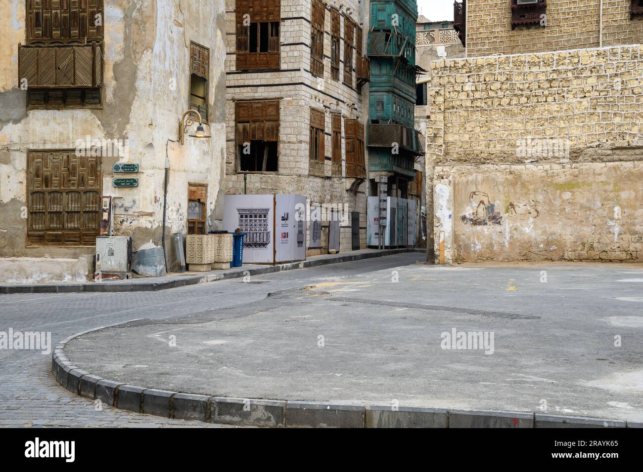 Jeddah, Saudi Arabia - December 21, 2022: Street life in the Old City ...