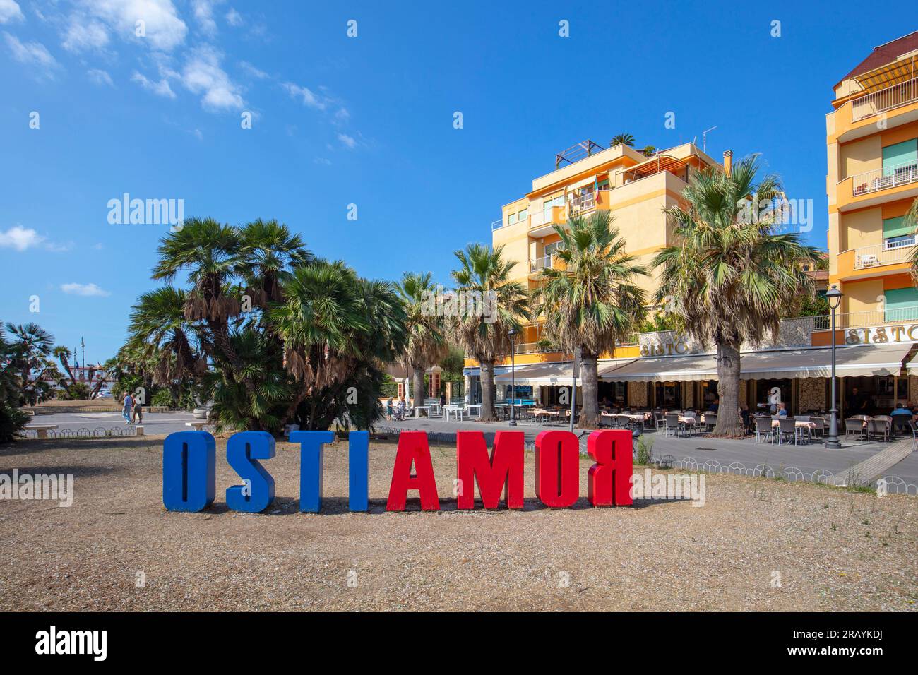 Piazza Anco Marzio, Lido di Ostia, Roma, Lazio, Italy Stock Photo - Alamy