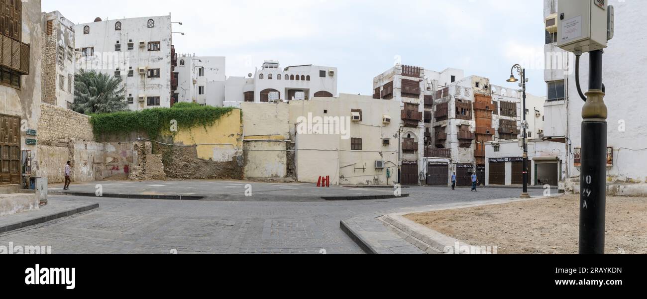 Jeddah, Saudi Arabia - December 21, 2022: Street life in the Old City ...