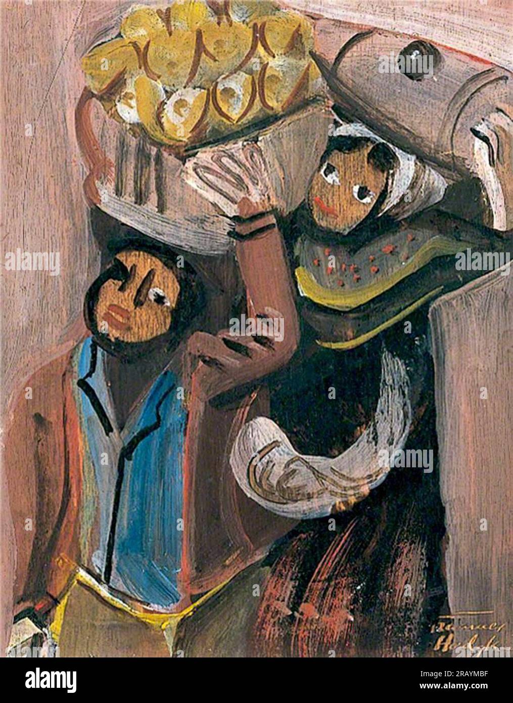 Spanish Peasants 1934 by Frances Hodgkins Stock Photo - Alamy