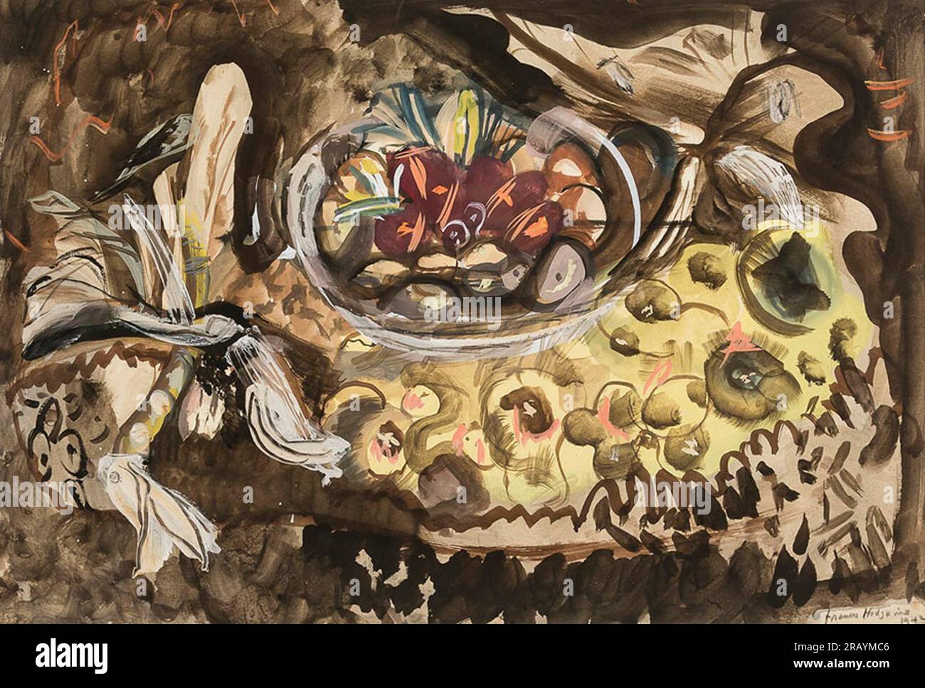 Welsh Emblem 1942 by Frances Hodgkins Stock Photo - Alamy