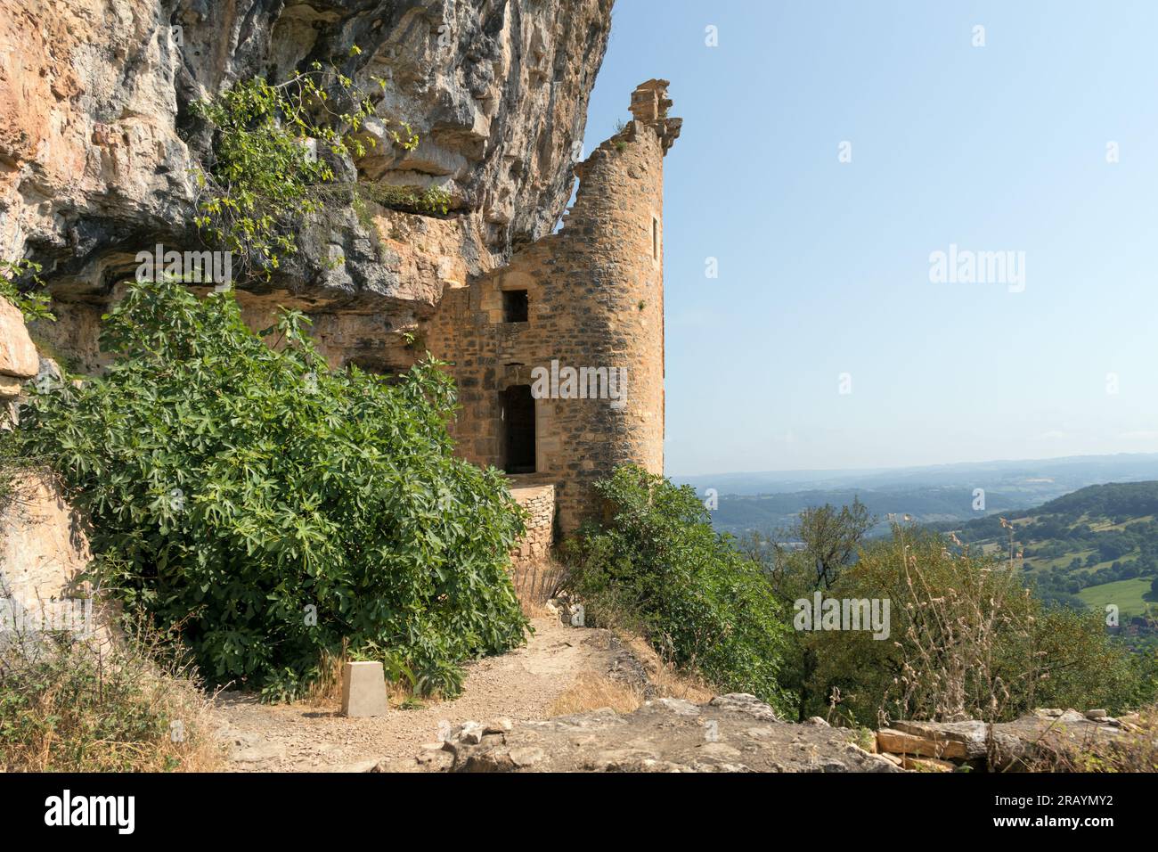 The Chateau des Anglais near Autoire, Lot Department of Southwest ...