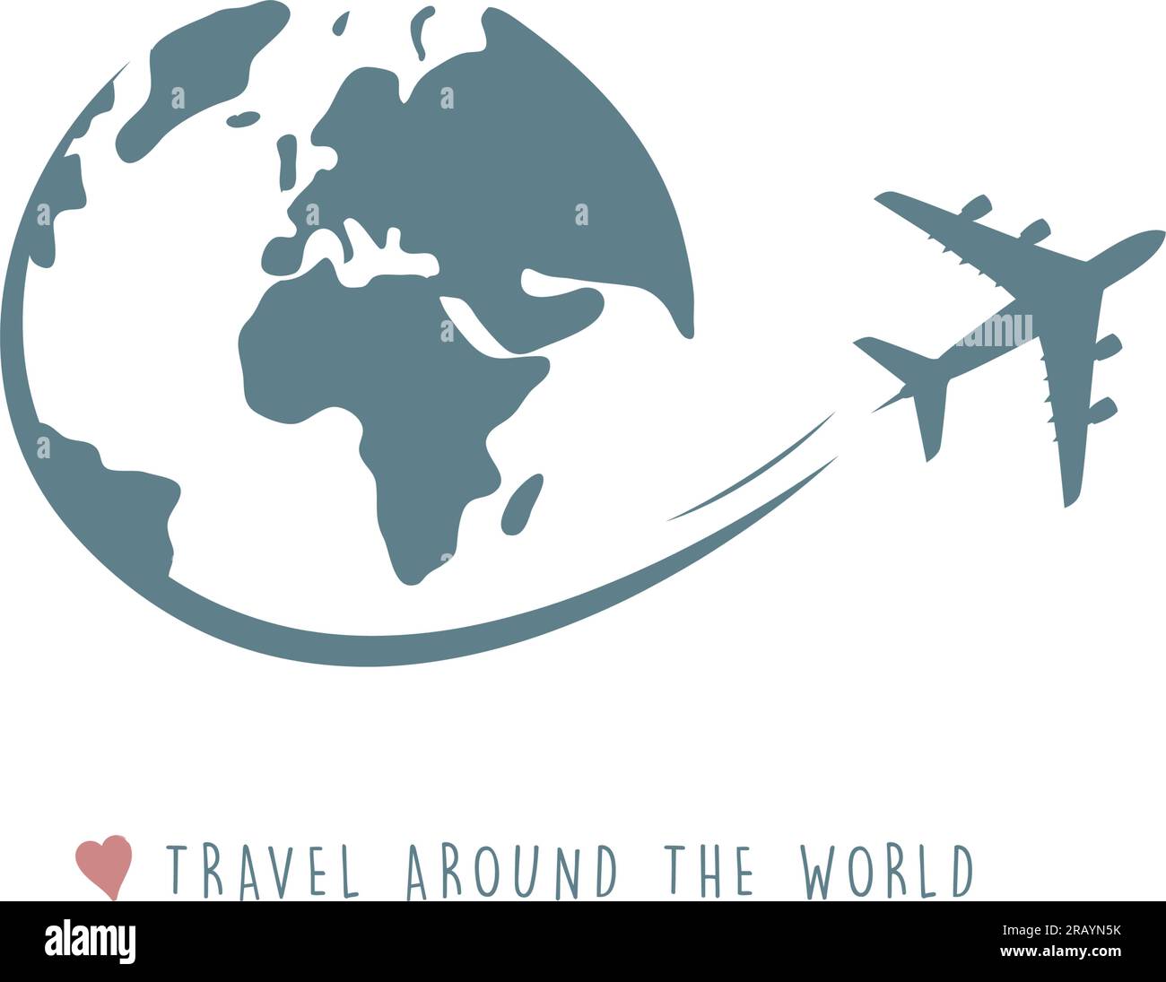 World travel airplane illustration hi-res stock photography and images ...