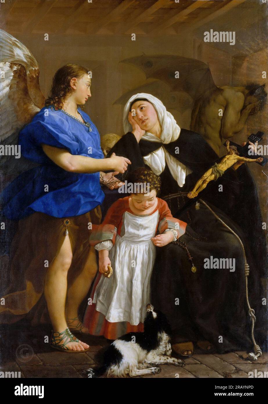 Gaspare Traversi - Saint Margaret of Cortona Stock Photo - Alamy