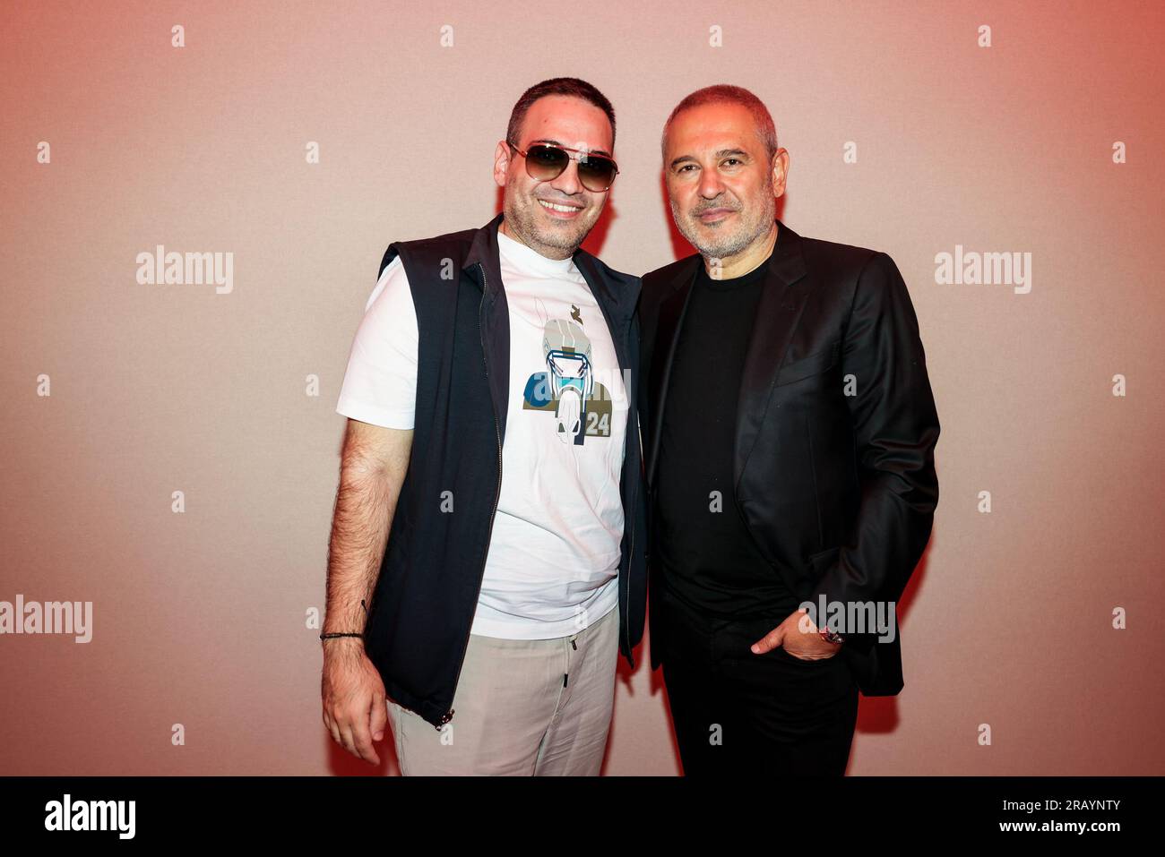 Paris, France. 05th July, 2023. Abed Al Rahman Naamani and Elie Saab ...