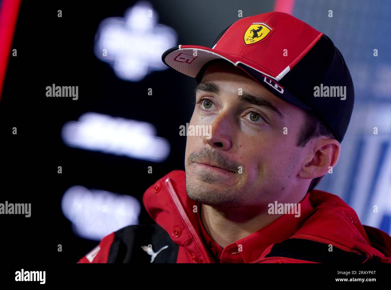 Charles leclerc f1 paddock hi-res stock photography and images - Alamy