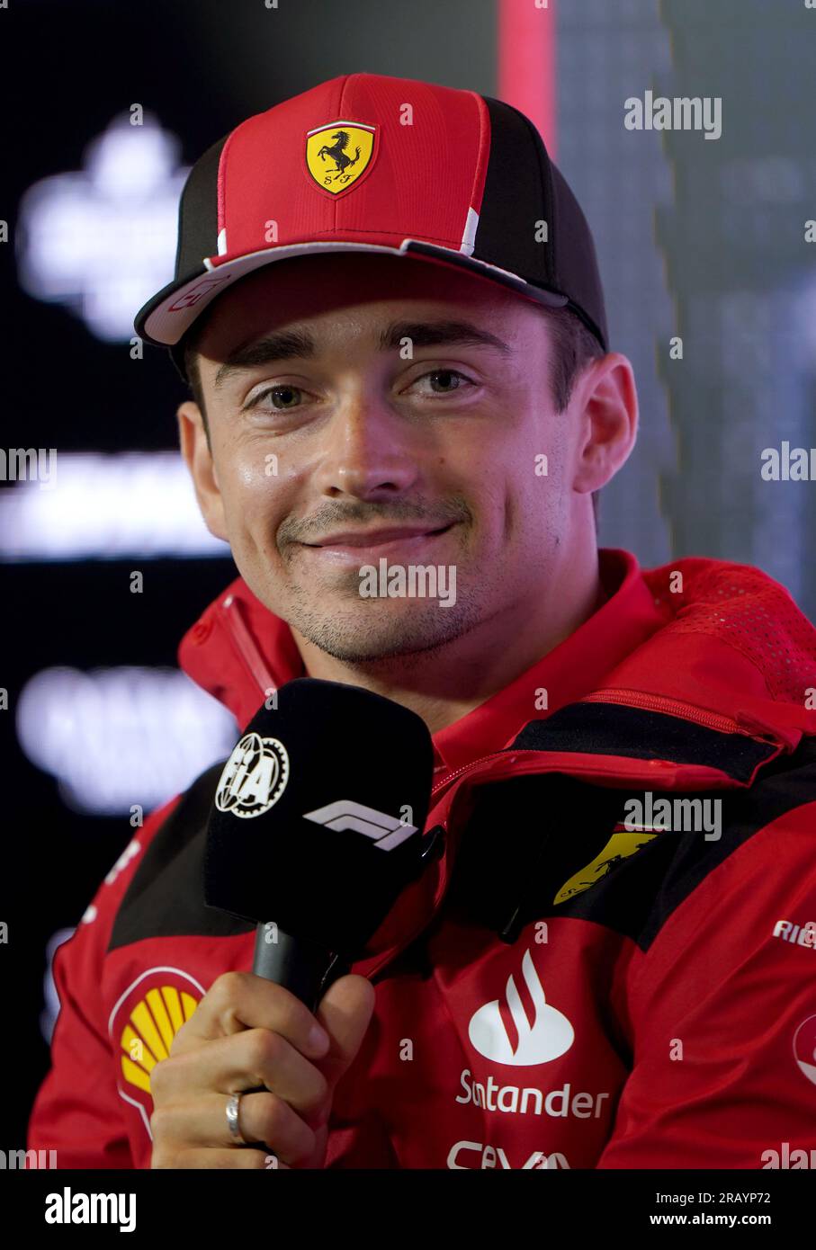 Charles leclerc f1 paddock hi-res stock photography and images - Alamy
