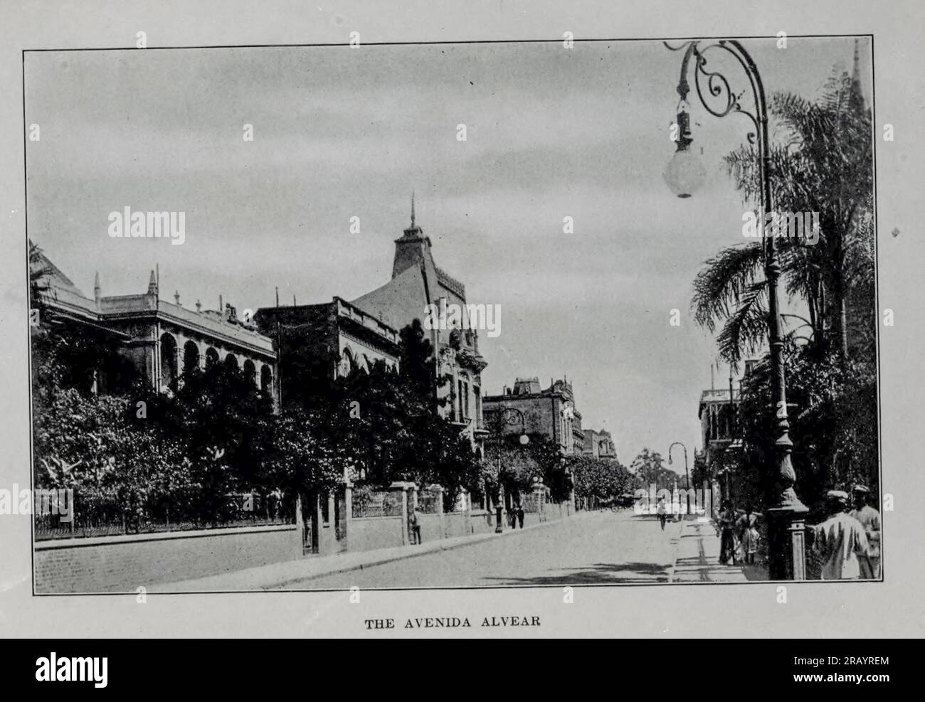 The Avenida Alvear from the book Argentina and her people of to-day ...