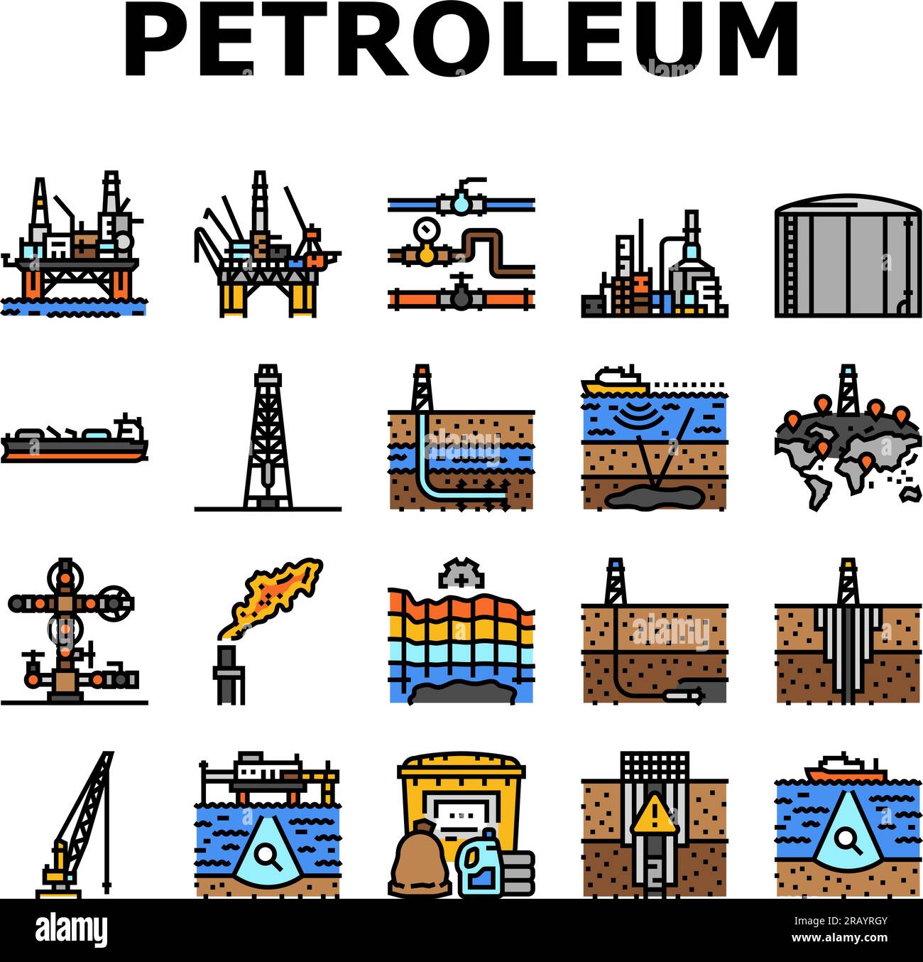 Petroleum item Stock Vector Images - Alamy