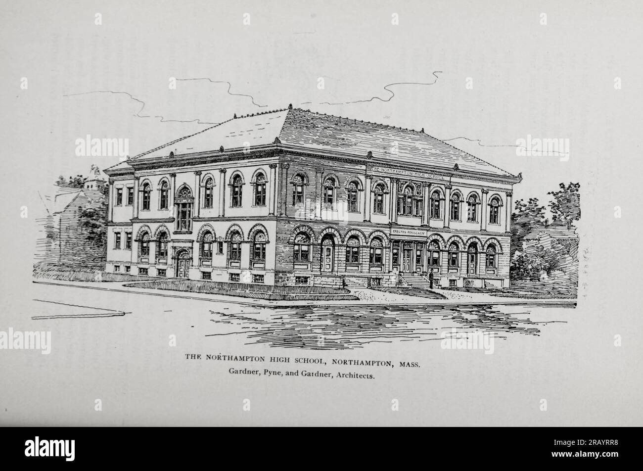 Northampton High school Massachusetts Gardner, Pyne and Gardner ...