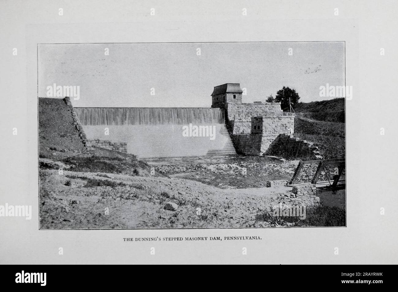 The Dunning's Stepped Masonry dam, Pennsylvania from the Article THE ...