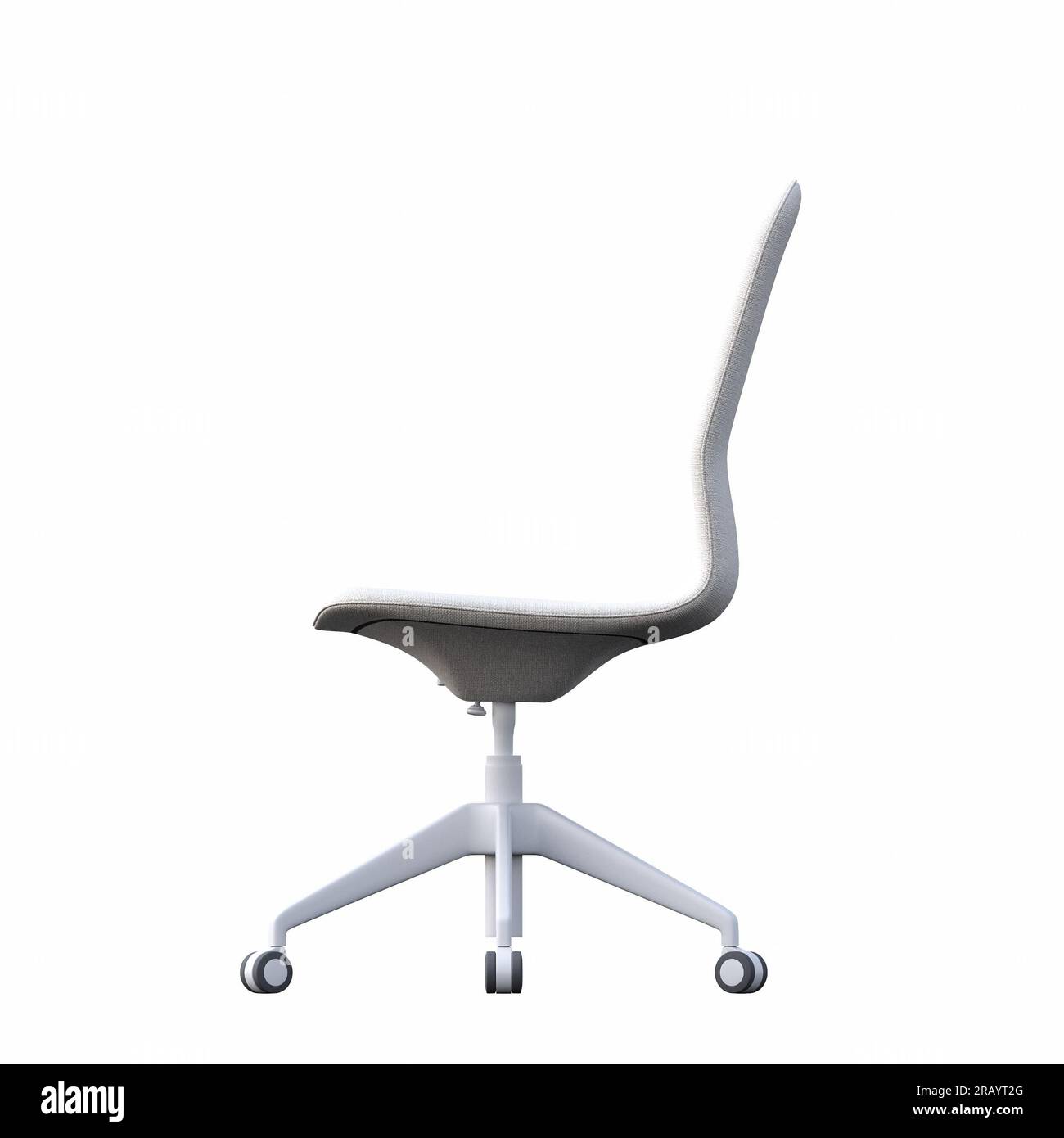 chair isolated on white background, interior furniture, 3D illustration ...