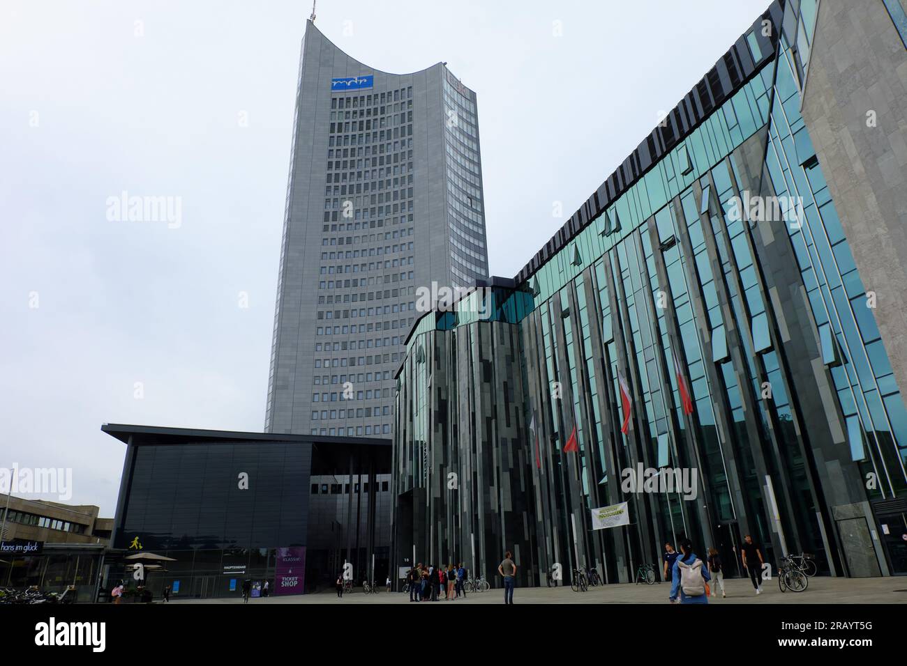University of Leipzig main building - Audimax - Neues Augusteum Stock ...