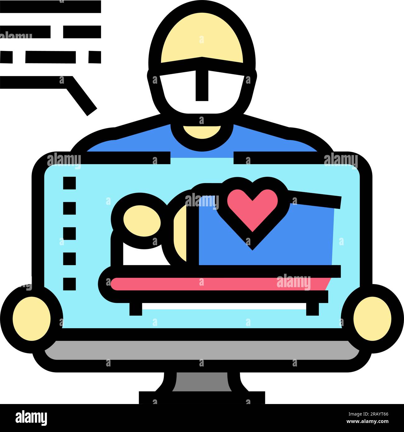 medical simulation biomedical color icon vector illustration Stock ... medical simulation biomedical color icon vector illustration Stock ...