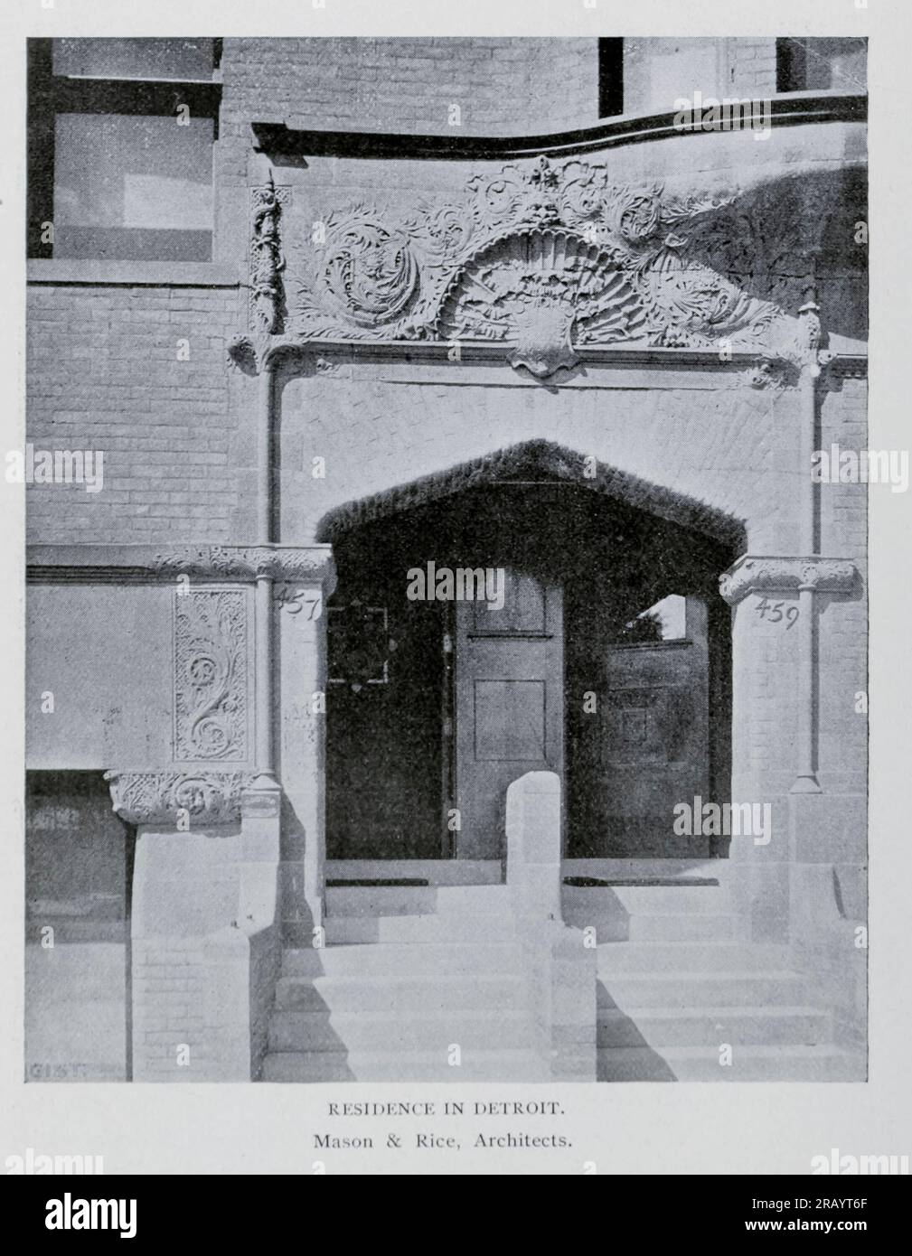 Residence in Detroit Mason and Rice, Architects from the Article ...