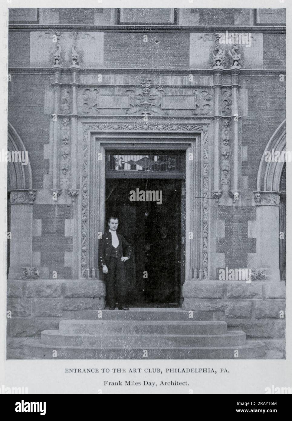 Entrance to the Art Club, Philadelphia, PA Frank Miles Day, Architect ...