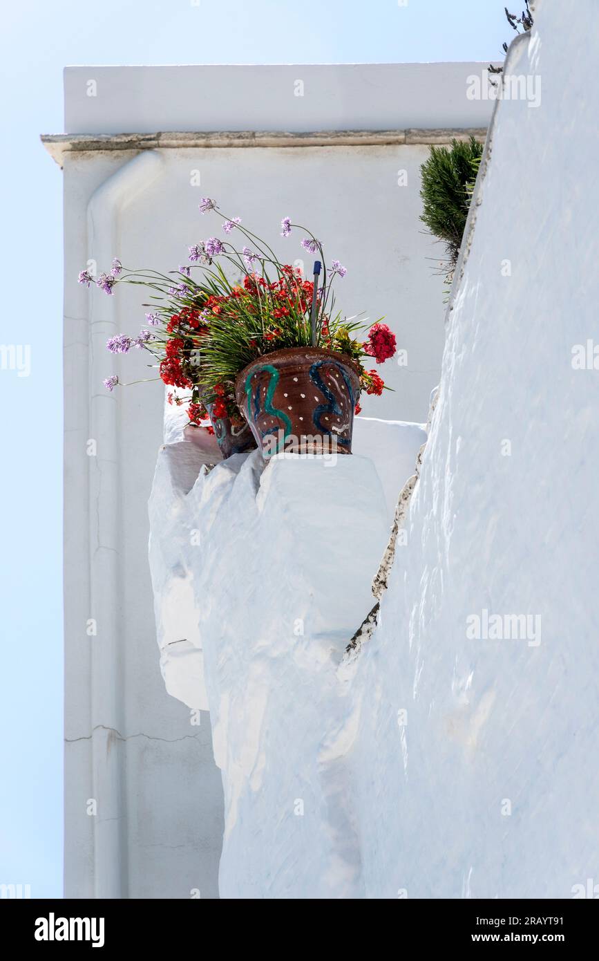 Street Decoration in Kardiani Village, Tinos Stock Photo - Alamy
