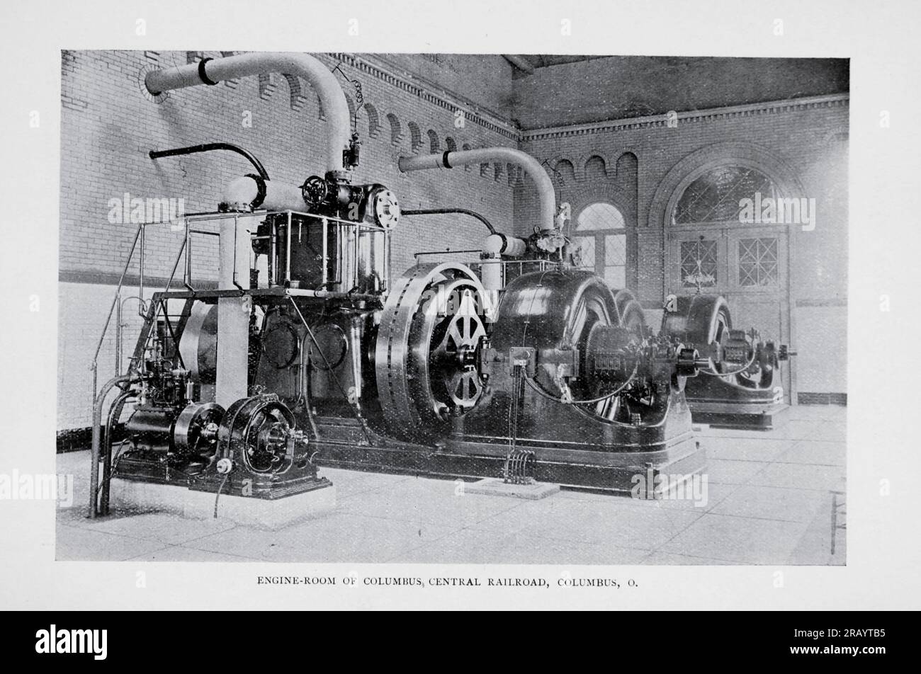 Engine-Room of Columbus Central Railroad, Columbus Ohio from the ...
