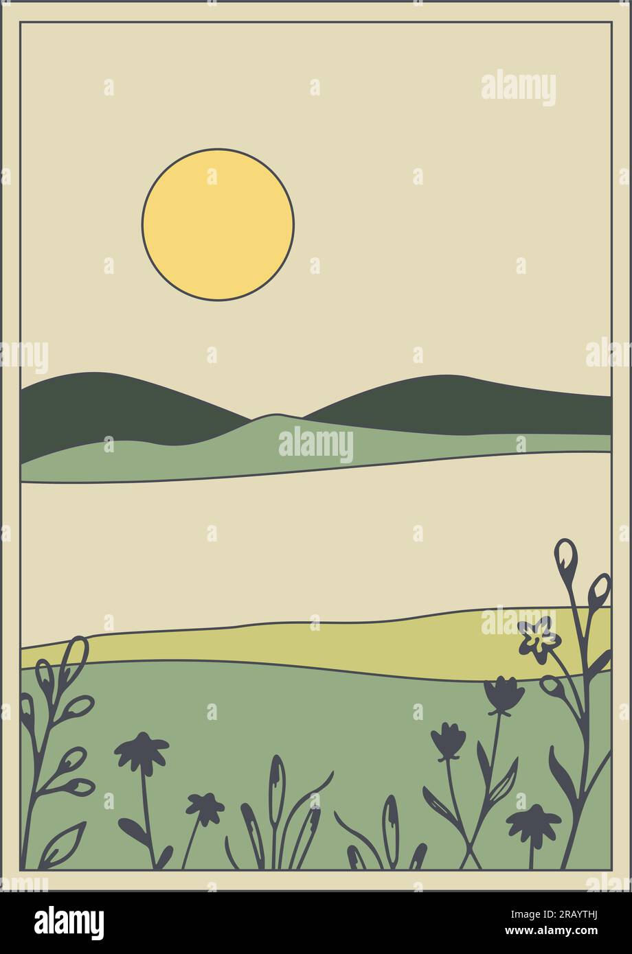 Valley downhill Stock Vector Images - Alamy