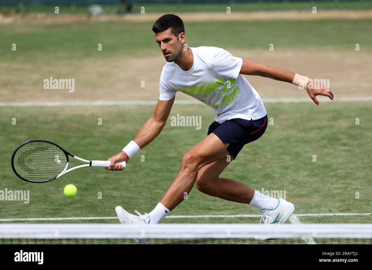 Novak djokovic practice courts hi-res stock photography and images - Alamy