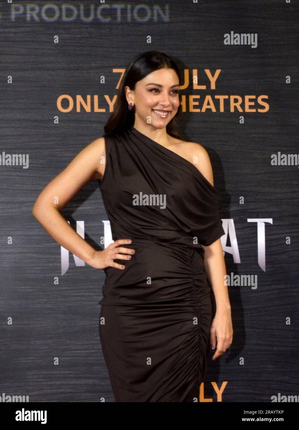 Indian actress Amrita Puri poses for a photo during a press conference ...