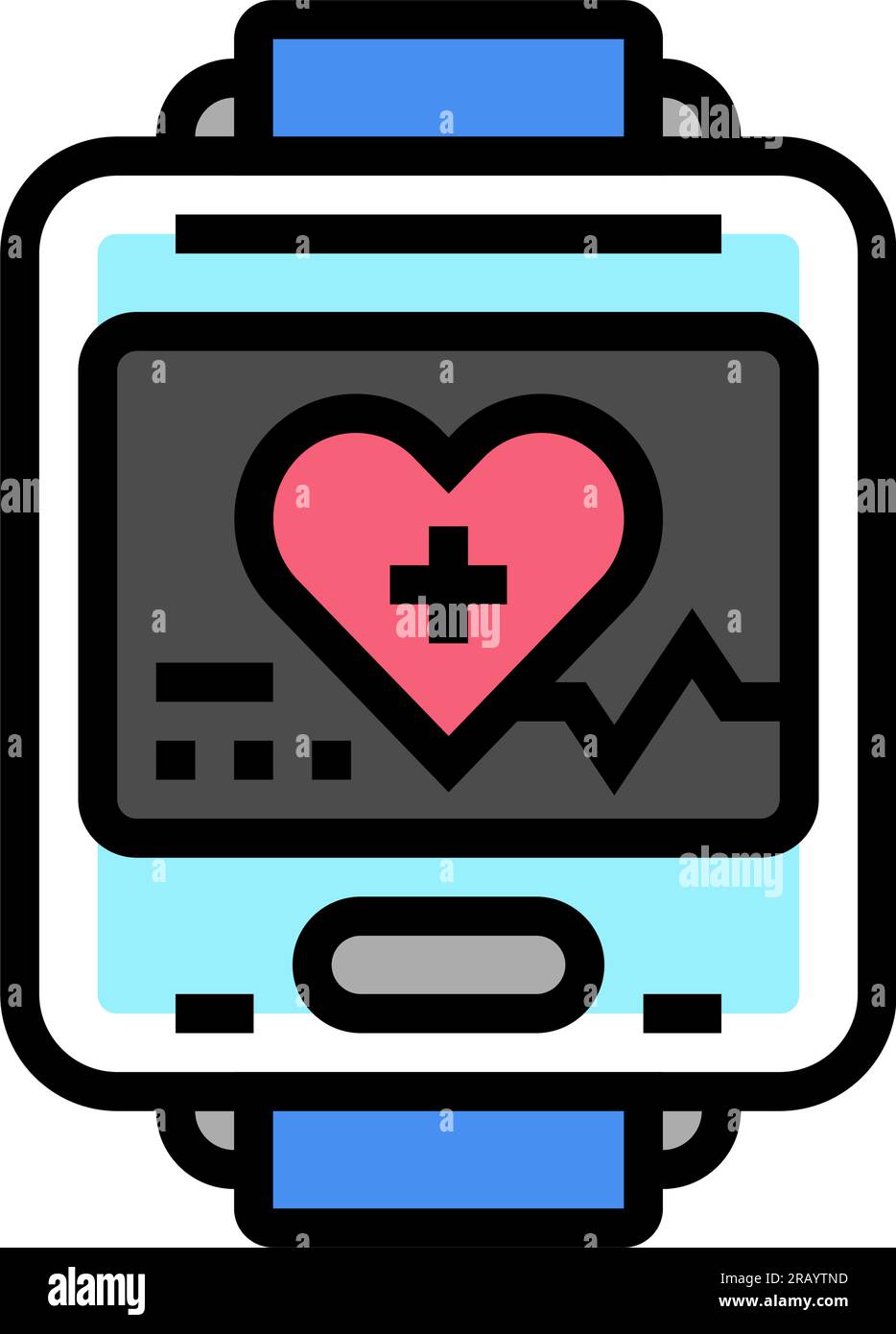 wearable medical device biomedical color icon vector illustration Stock ... wearable medical device biomedical color icon vector illustration Stock ...