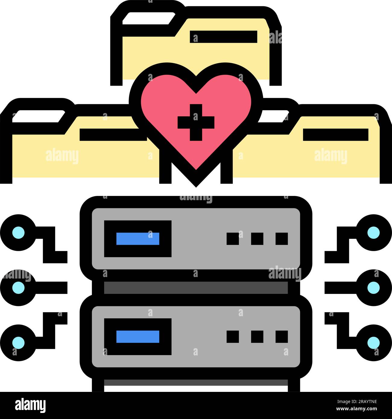 Doctor analyzing data Stock Vector Images - Alamy