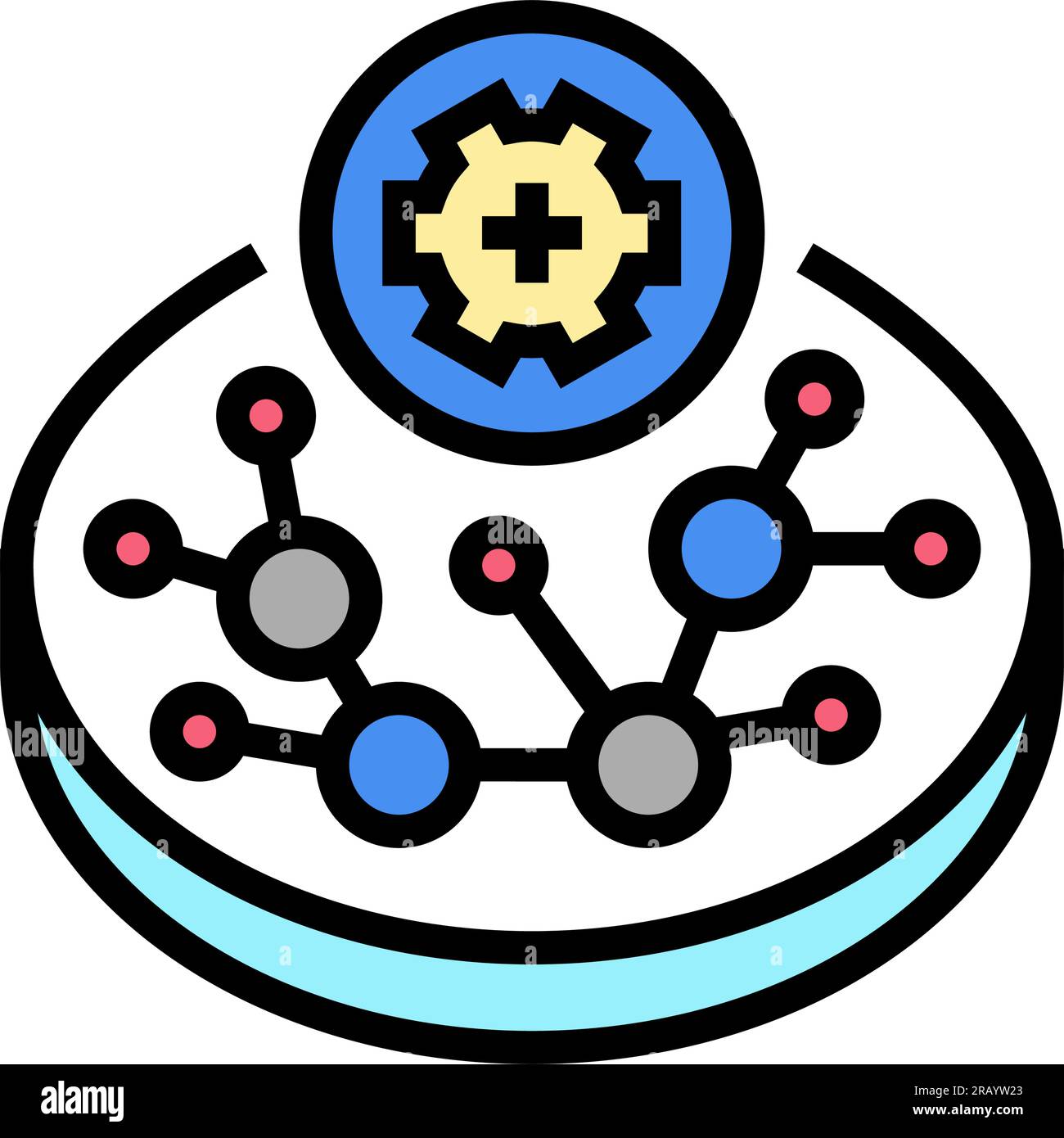 tissue engineering biomedical color icon vector illustration Stock ...