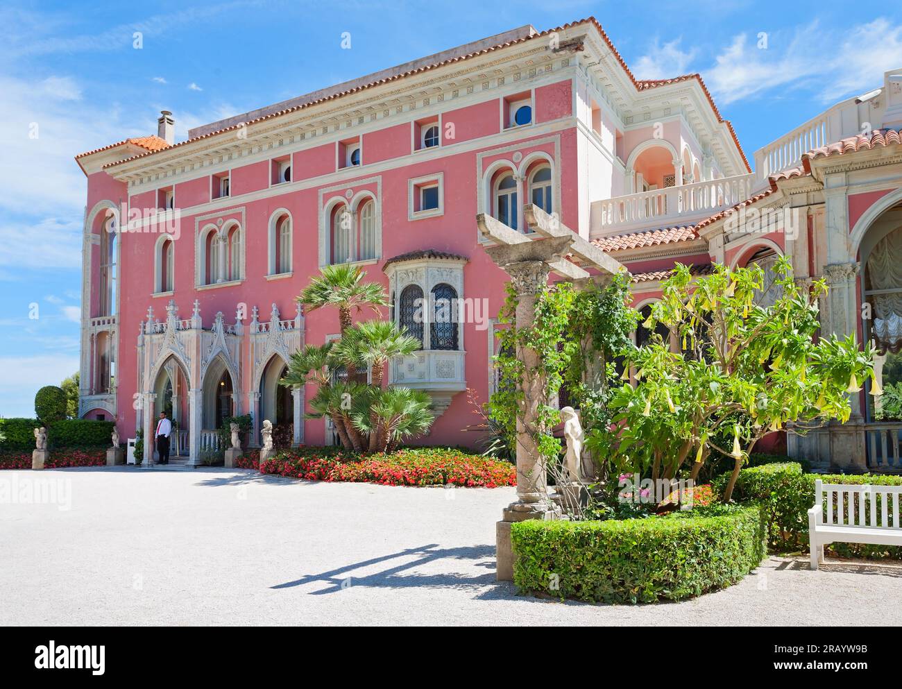 Villa and Garden Ephrussi de Rothschild, French riviera, France Stock ...